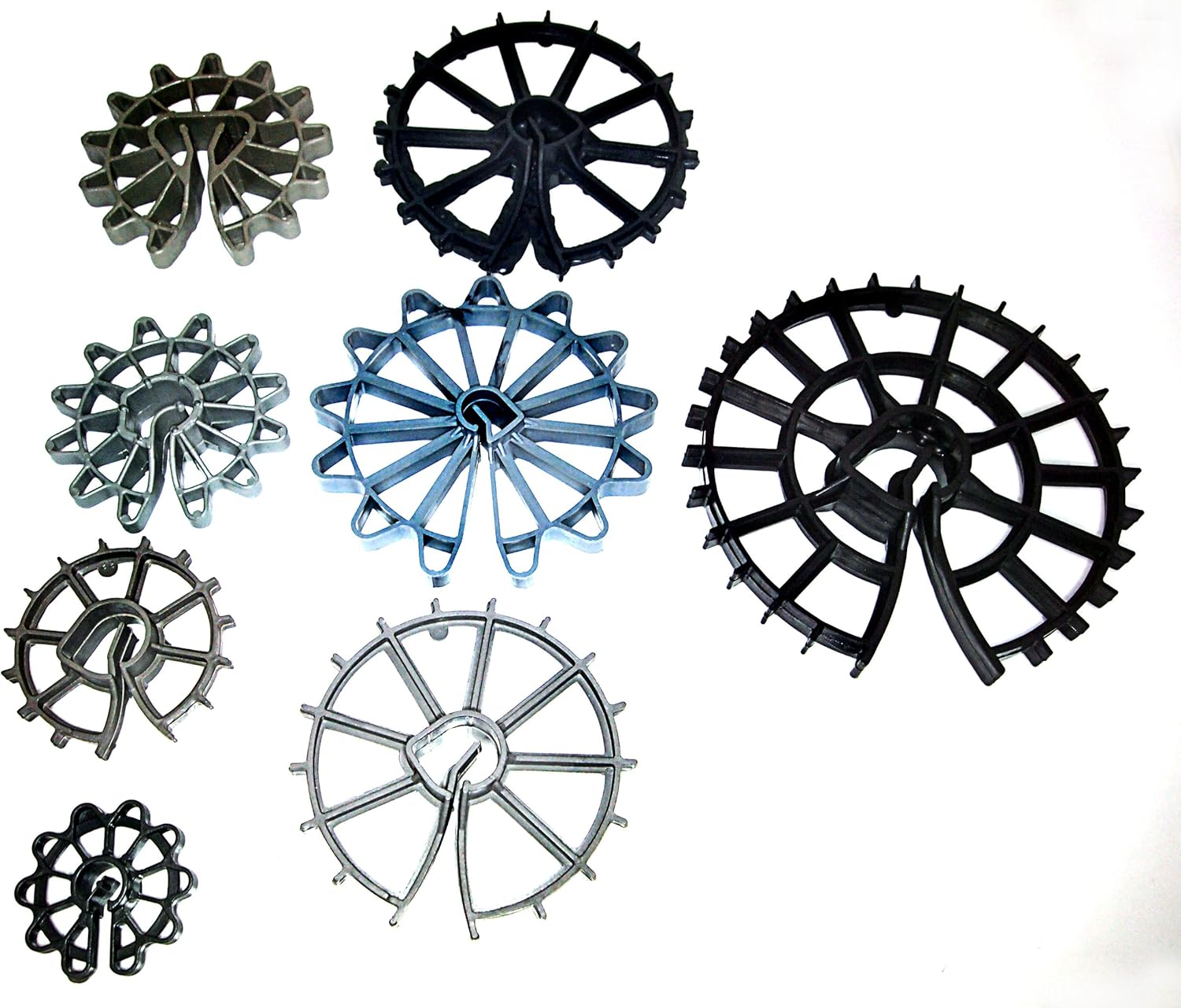 Amazon.com: DUP01-500 x 40mm Reinforcing Plastic Wheel Spacers To Suit ...