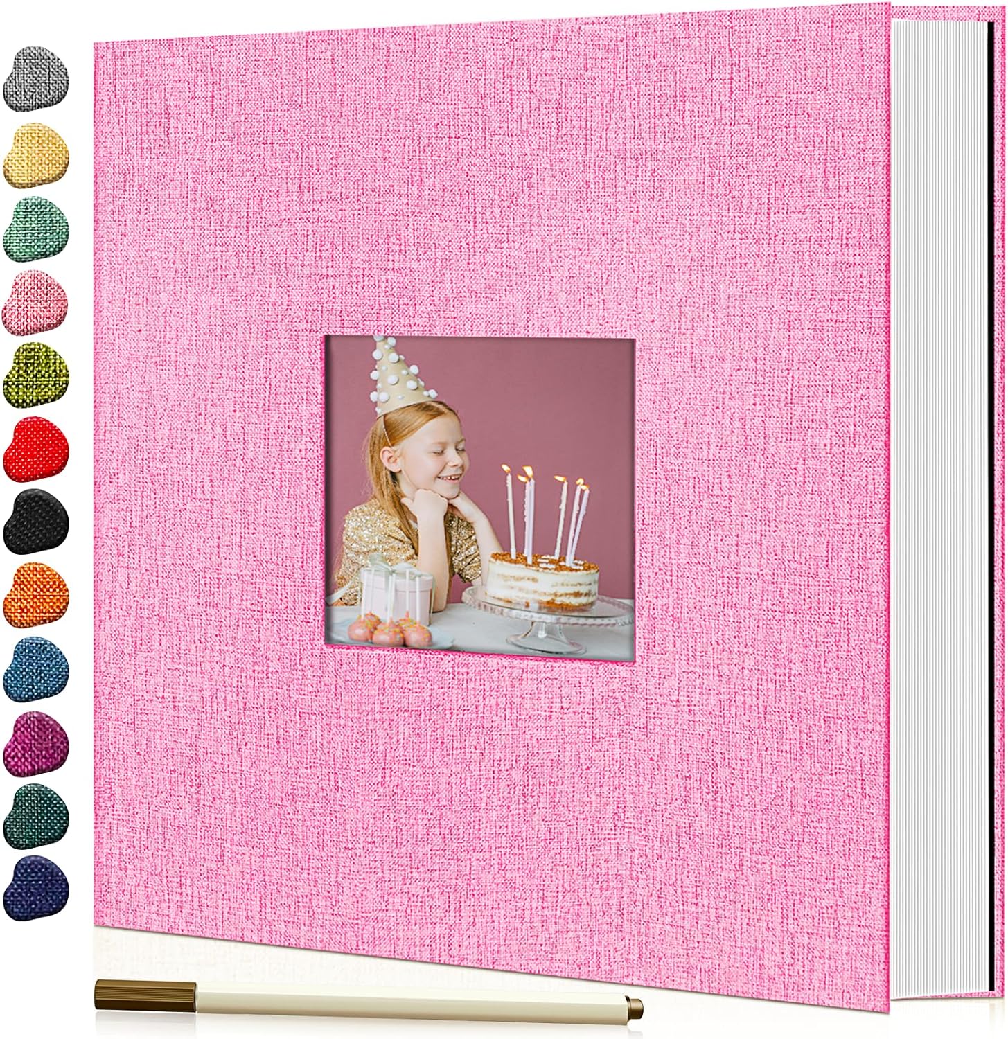 Amazon.com: EJBLFE Large Photo Album Self Adhesive for 4x6 5x7 8x10 ...