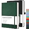 Amazon.com: Thick Sketchbook 660 Pages Notebook Soft Faux Leather Cover ...