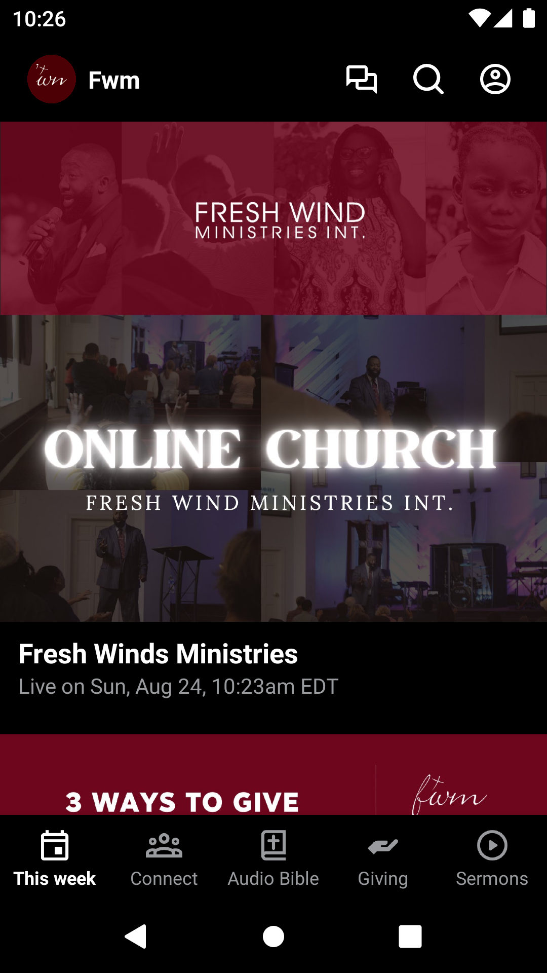Fresh Wind Ministries INT. - App on Amazon Appstore