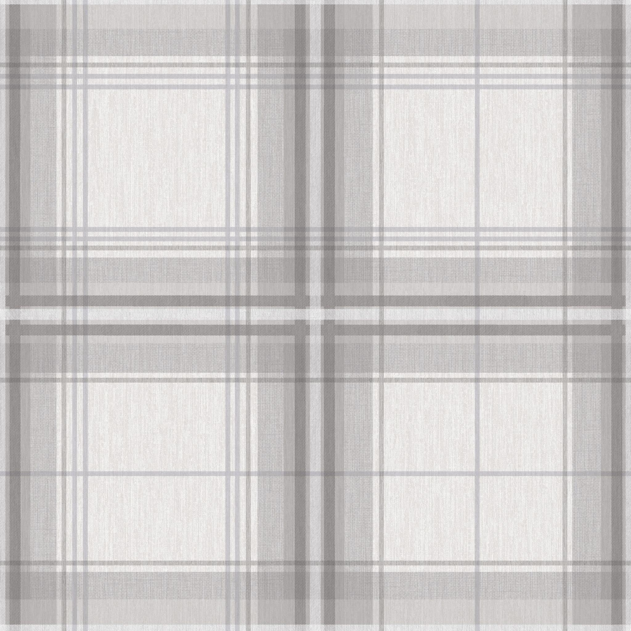 Arthouse Paste The Paper Wallpaper Country Check Grey 901902 Full Roll ...