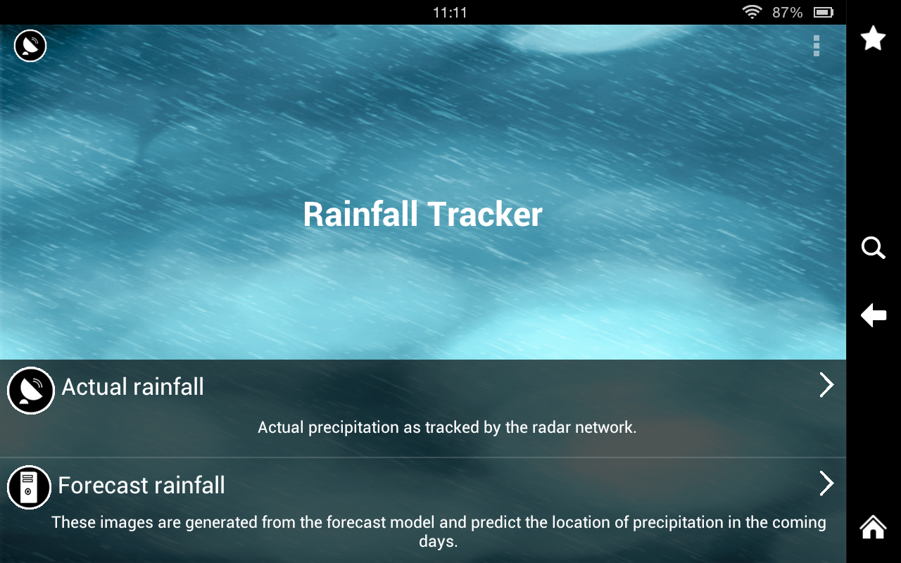 Rainfall Tracker - App on Amazon Appstore
