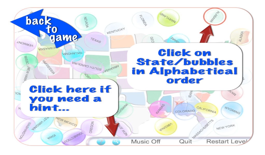 States & Capitals Bubble Brains - App on Amazon Appstore