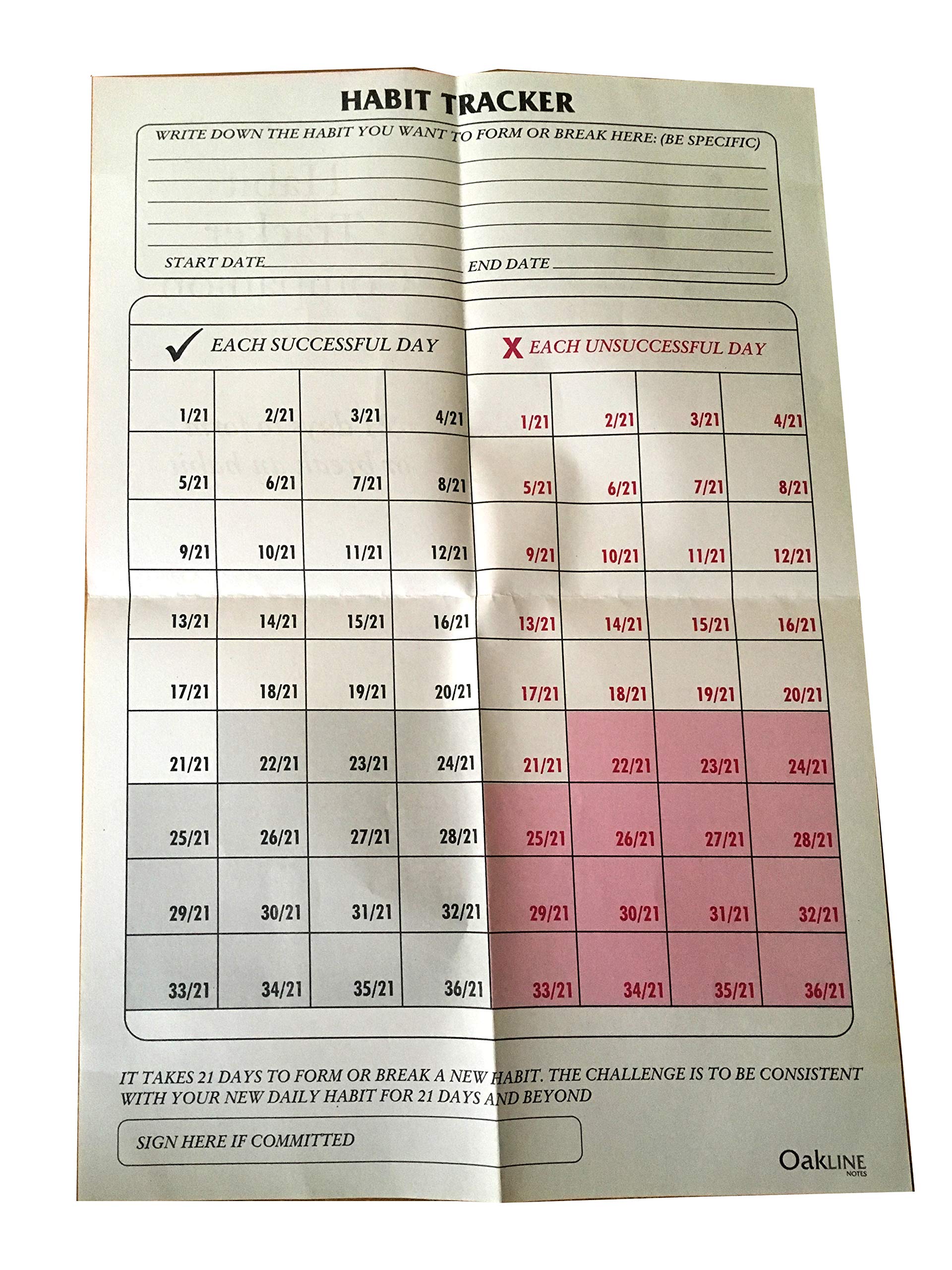 The Atomic Habits Habit Tracker Calendar Chart A3 Size X4 | Desertcart ...