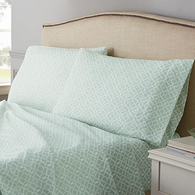 Amazon.com: Waverly Lovely Lattice Cooling Design Bedding Sheets ...