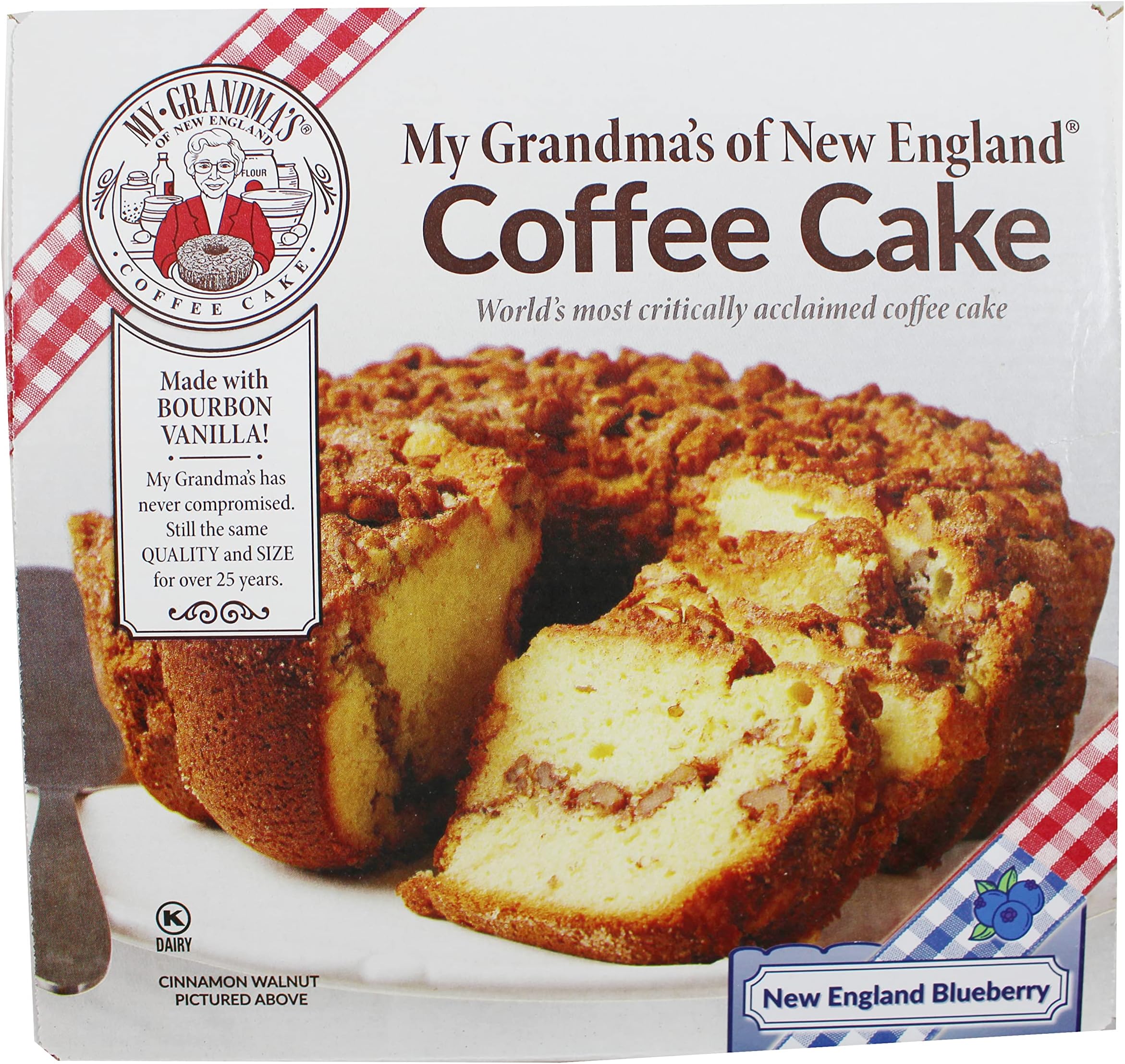 Amazon.com: My Grandma's New England Blueberry Coffee Cake - Moist and ...