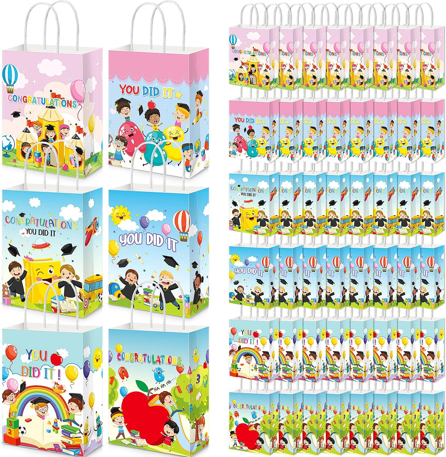 Amazon.com: Outus 24 Pieces Kindergarten Graduation Gift Bags Bulk for ...
