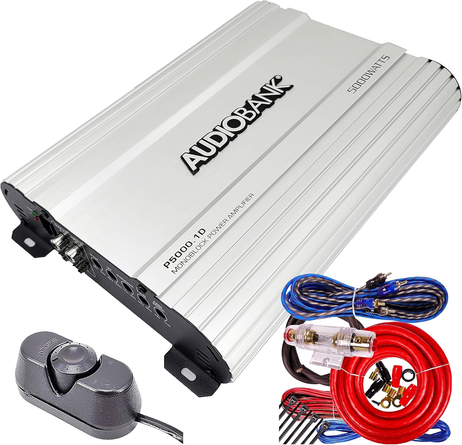 Amazon.com: Audiobank P5000.1 Monoblock Car Amplifier - 5000W, 2/4 Ohm ...