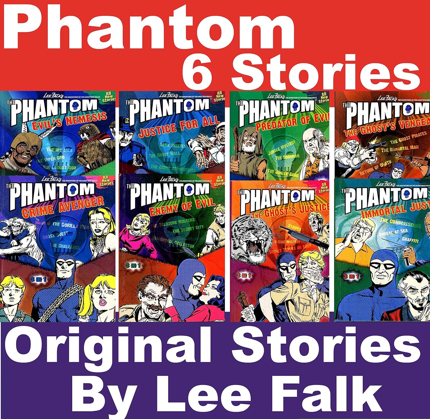 Phantom Comics Series: Collection of 6 Comics 6 Stories (One Book ...