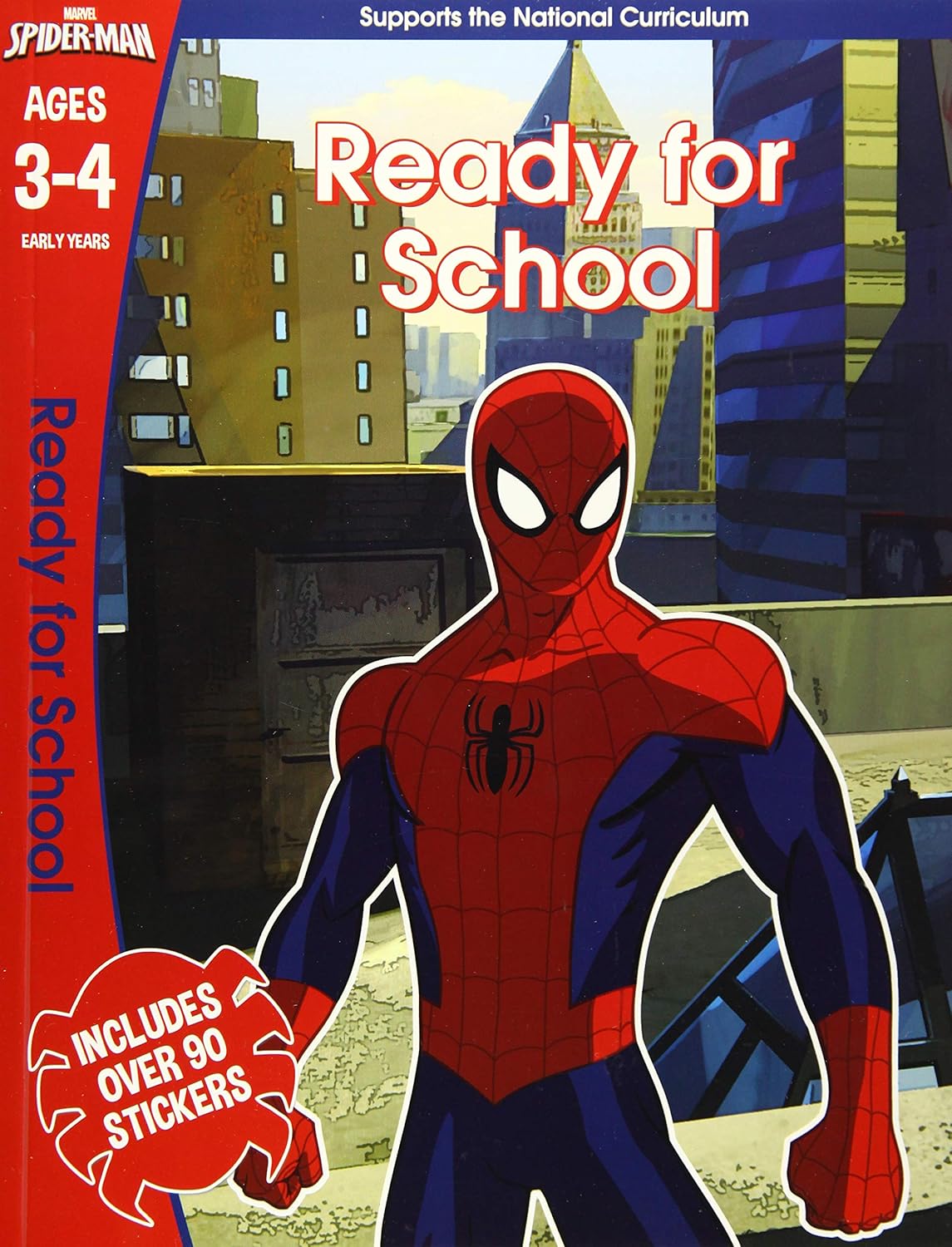 Spider-Man: Ready for School, Ages 3-4 (Marvel Learning): Scholastic ...