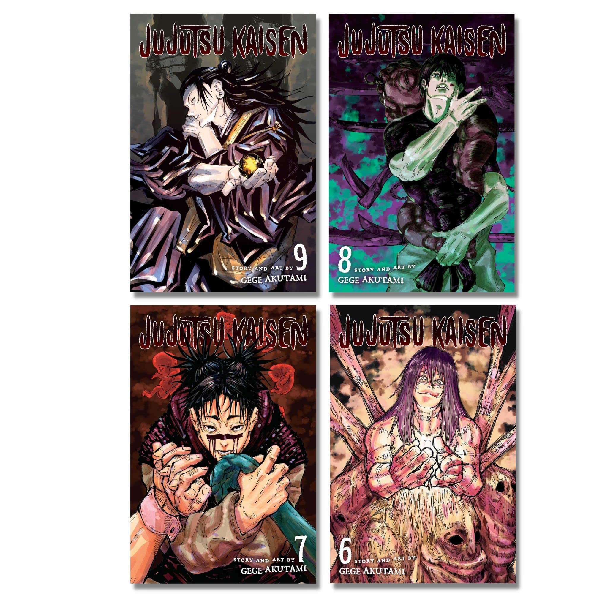 Snapklik.com : Jujutsu Kaisen Manga Set, Vol 6-17