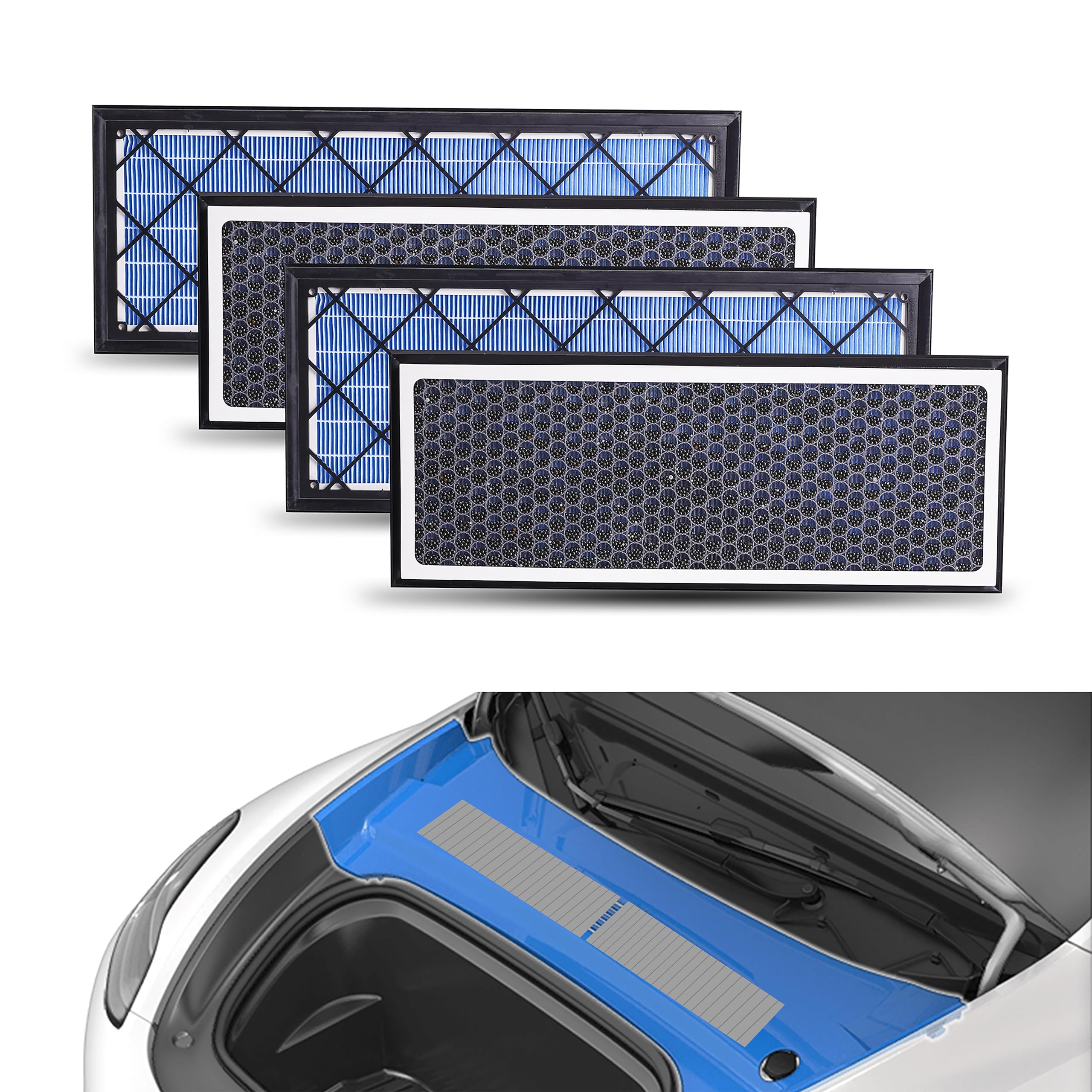Screw Rhino Tesla Model Y 2021-2024 Air HEPA Filter,Intake frunk filter ...