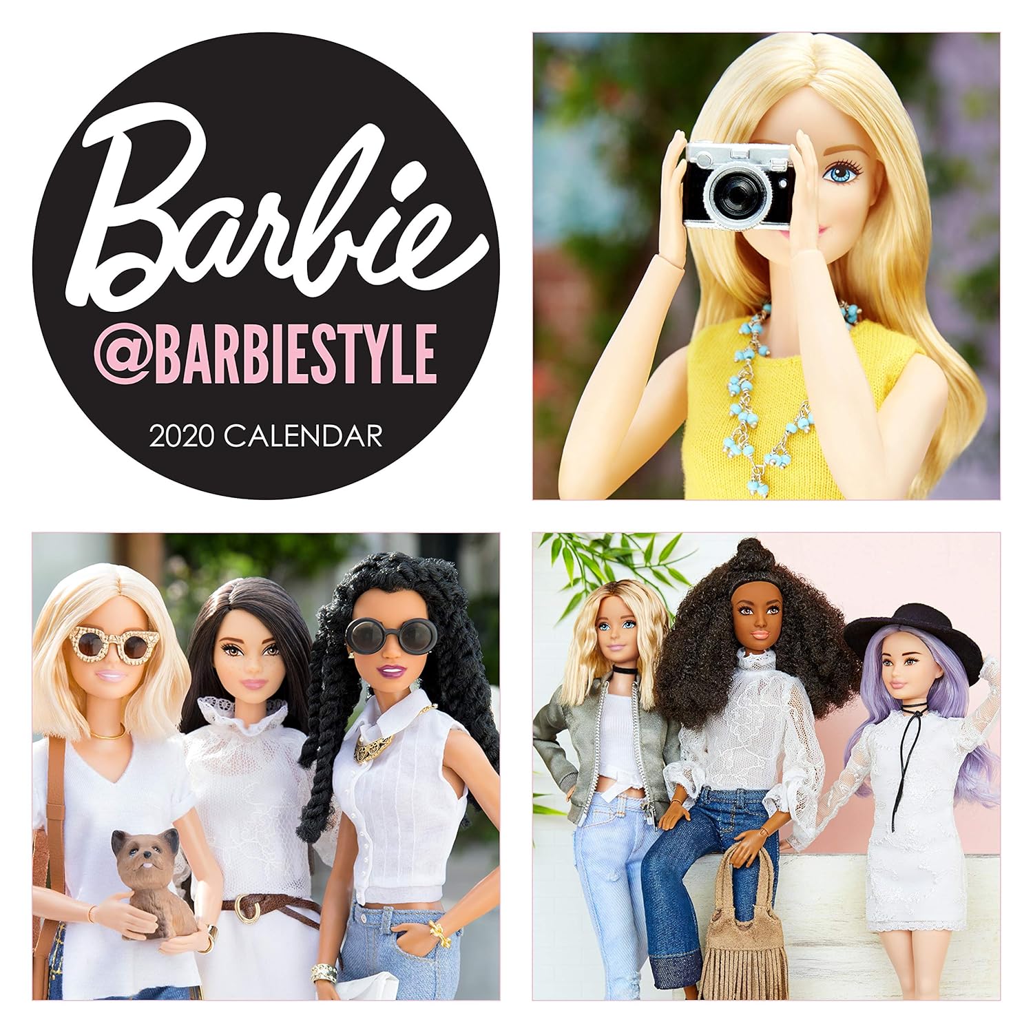 Barbie @barbiestyle 2020 Wall Calendar : Mattel: Amazon.co.uk ...