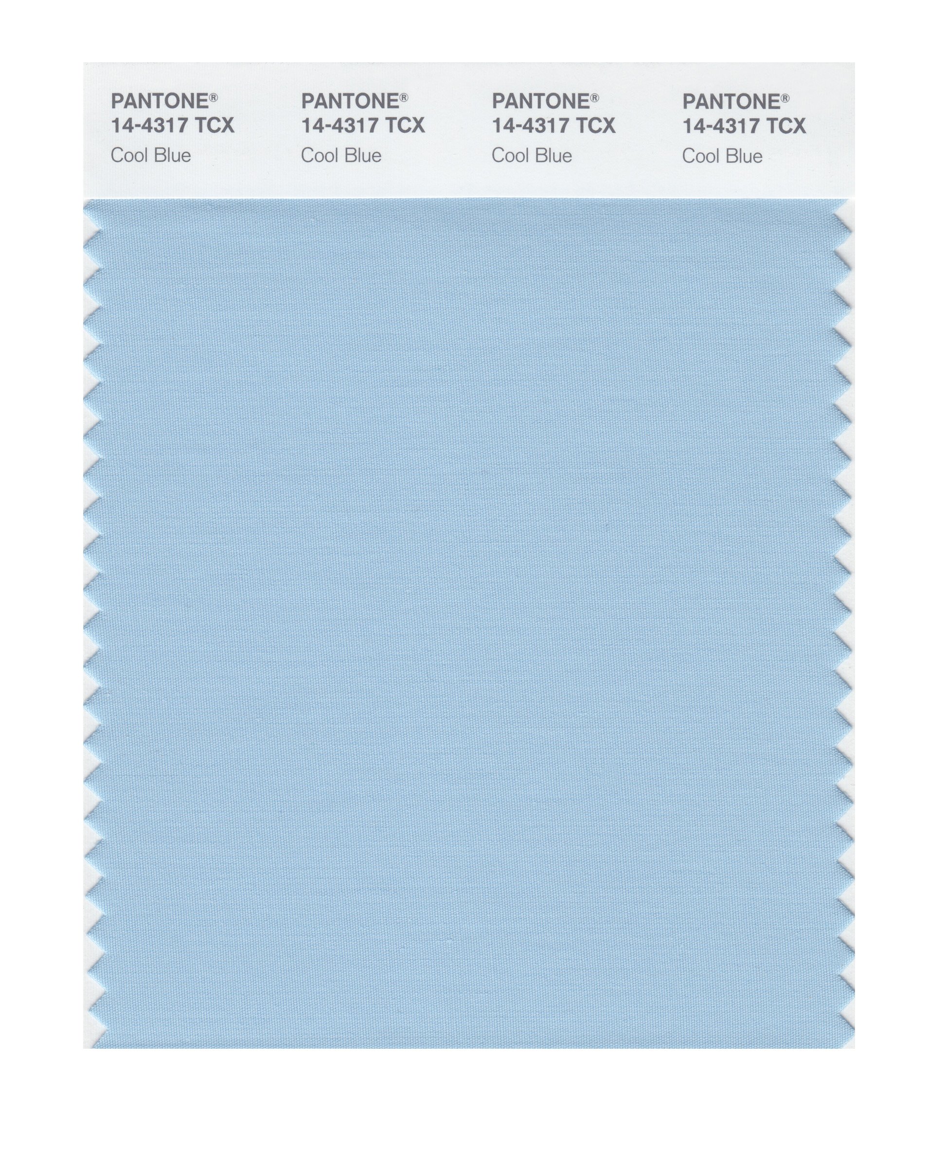 Pantone 14-4317 TCX Smart Color Swatch Card, Cool Blue - House Paint ...