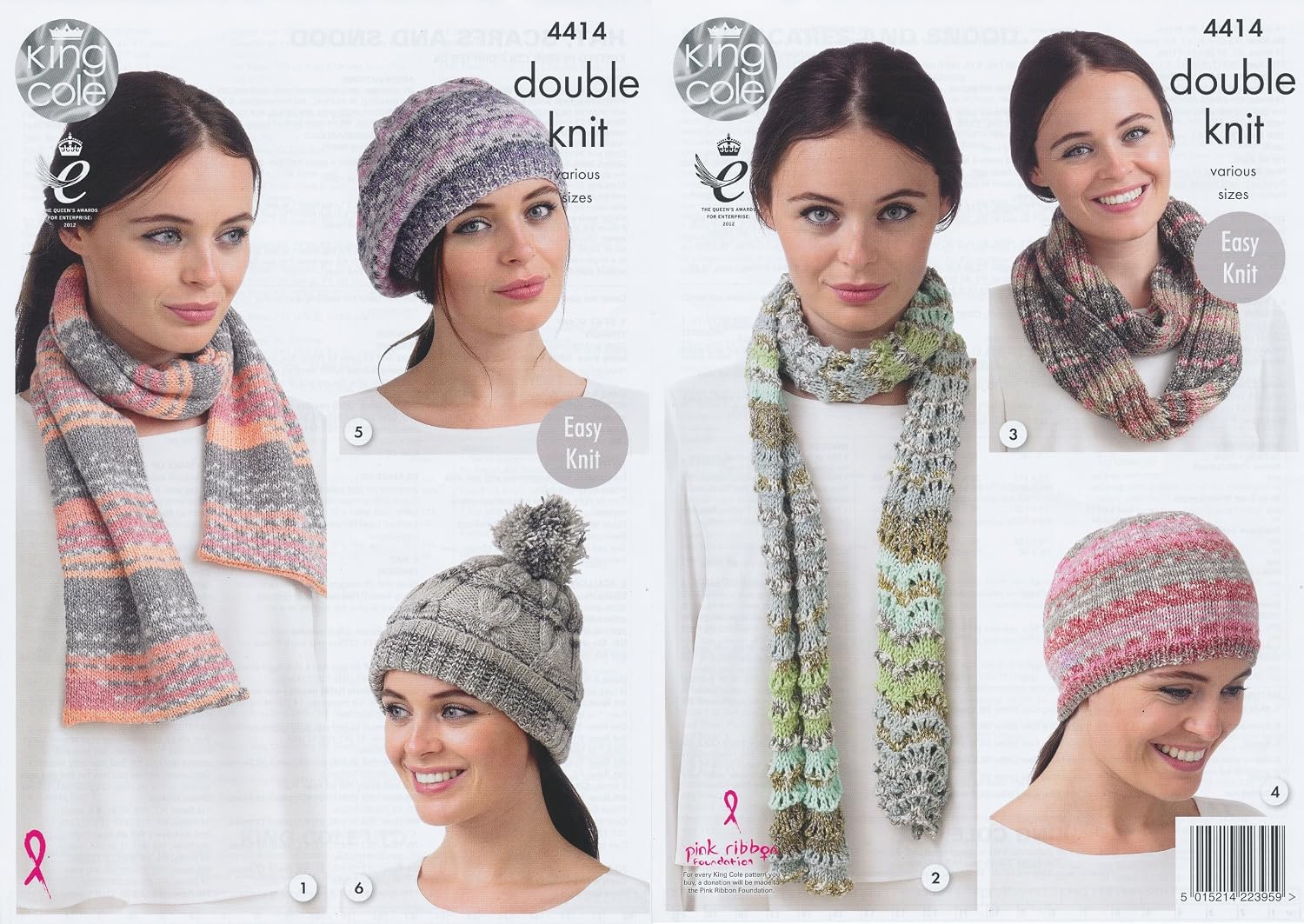 Amazon.com: King Cole Ladies Double Knitting Pattern Womens Accessories ...