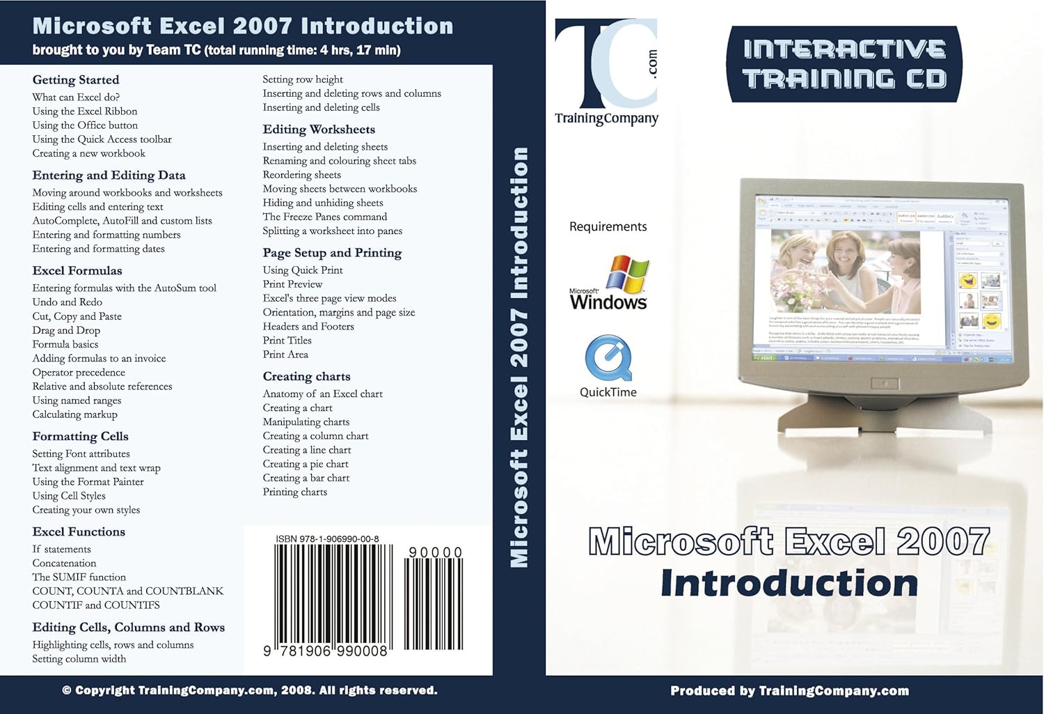 Amazon.com: Trainingcompany.Com Microsoft Excel 2007 Introduction ...