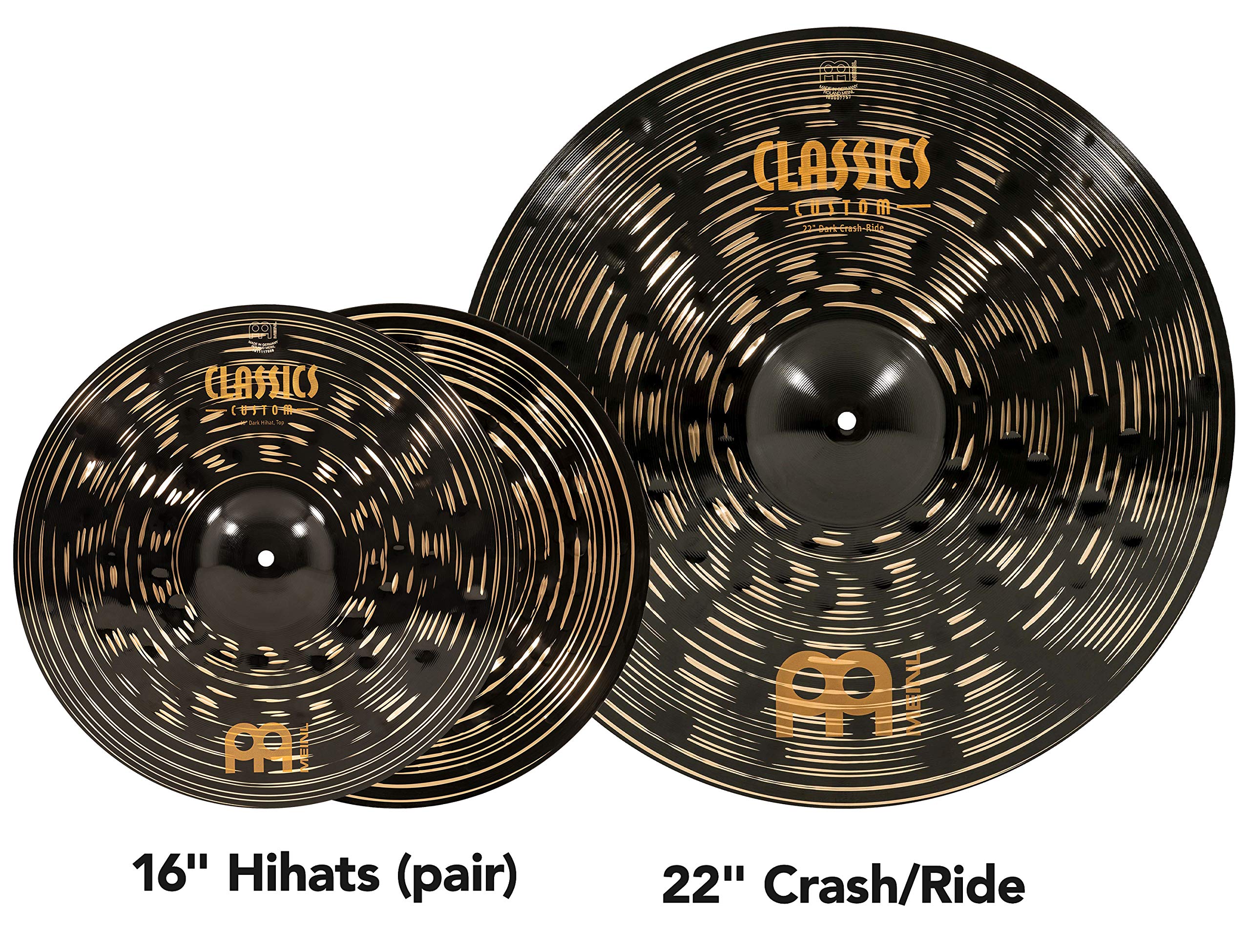 Snapklik.com : Meinl Cymbals Classics Custom Dark Ultimate Cymbal Set ...