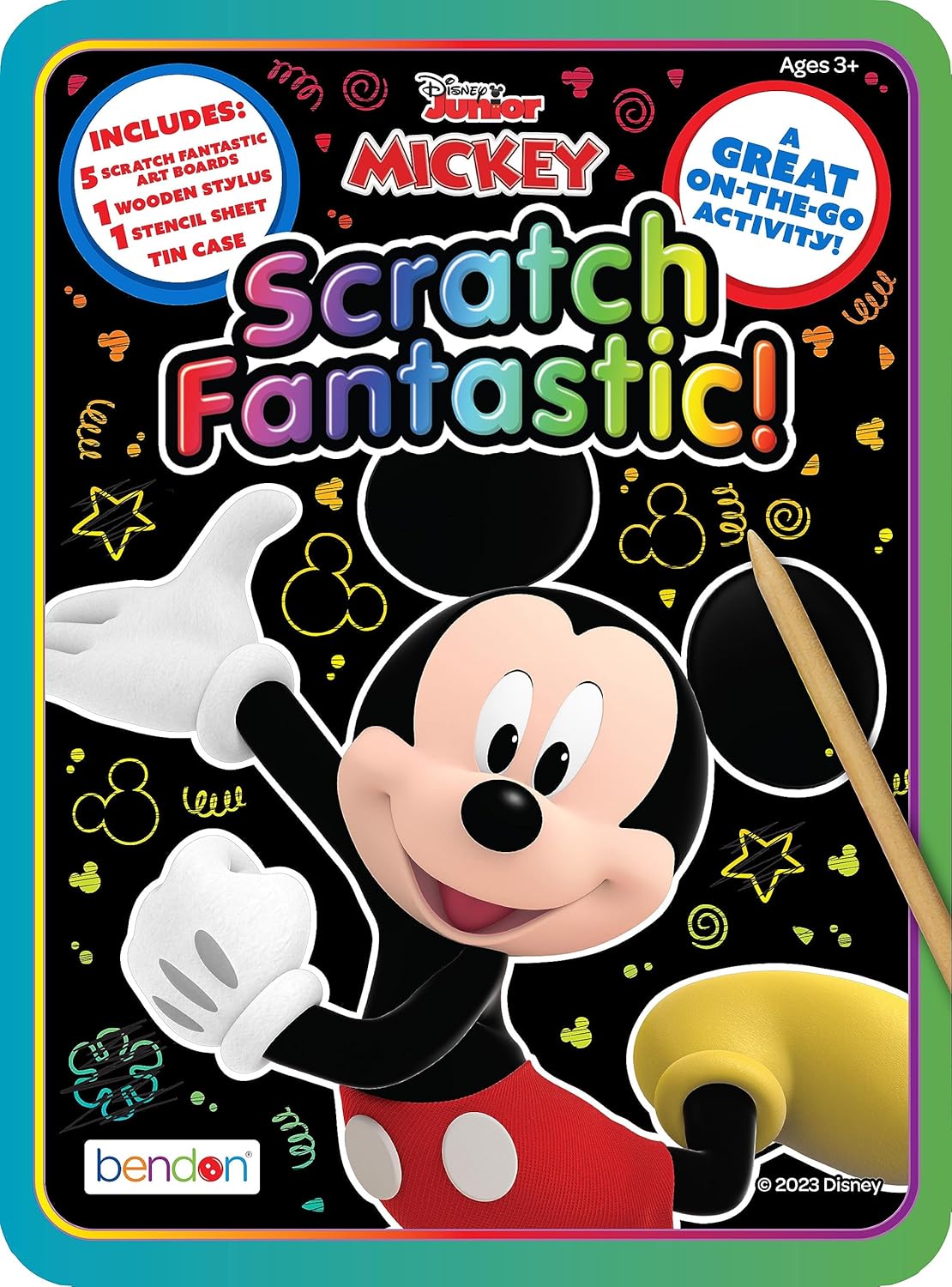 Amazon.com: Disney Mickey Mouse Scratch Fantastic, Reveal Activities ...