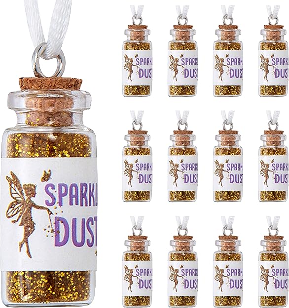 Amazon.com: Pixie Dust Necklace Fairy Dust Necklace - Tinkerbell Fairy ...