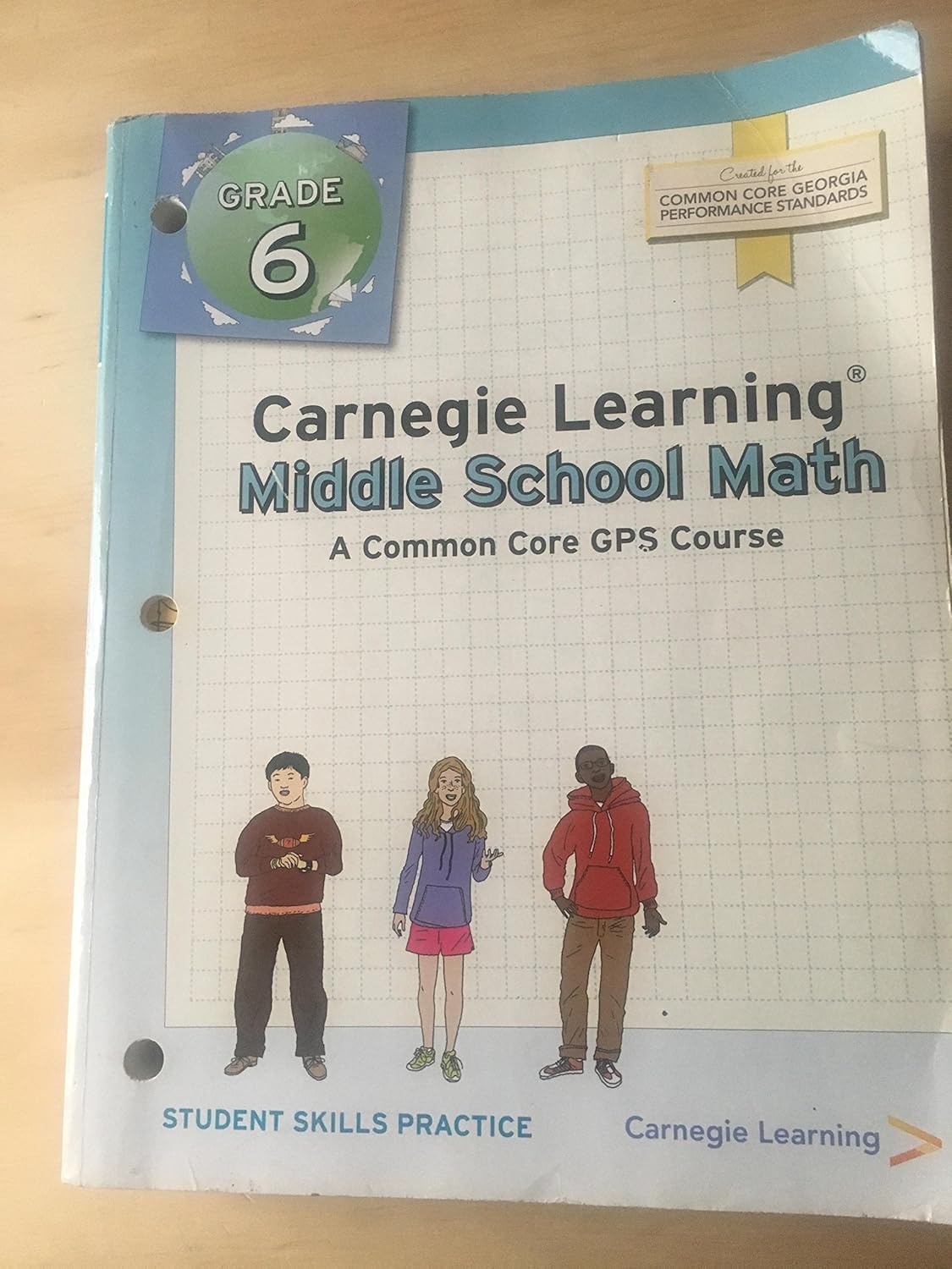 Grade 6 Carnegie Learning Middle School Math A common Core GPS Course ...