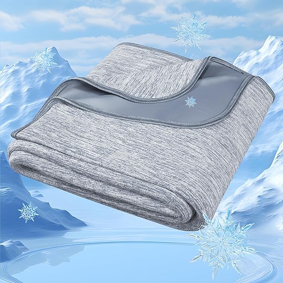 Amazon.com: Degrees of Comfort Cooling Blanket for Hot Sleepers, Q-Max ...