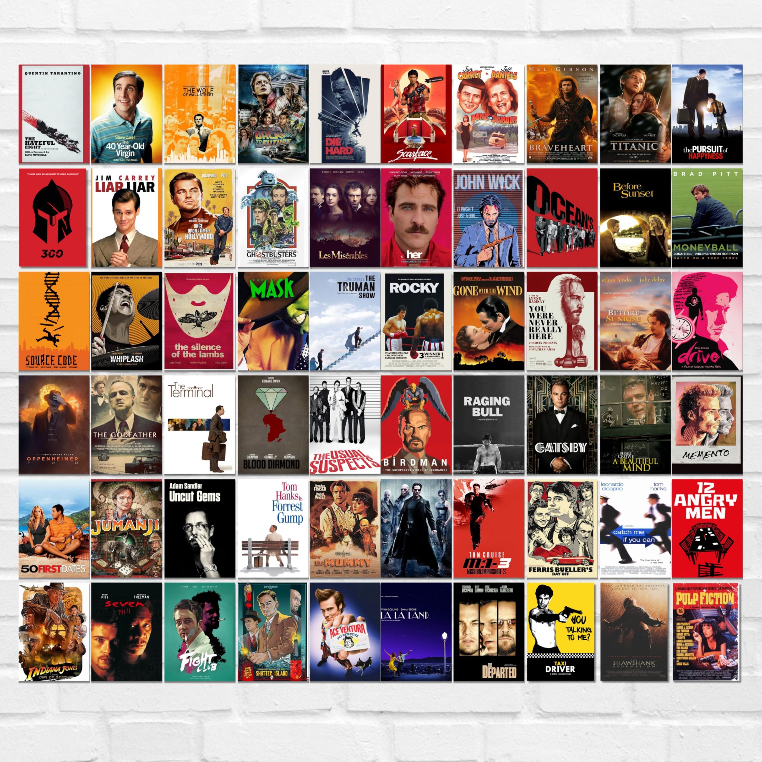 Good Hope Set of 60 Bollywood & Hollywood Movie Posters, Iconic Film ...