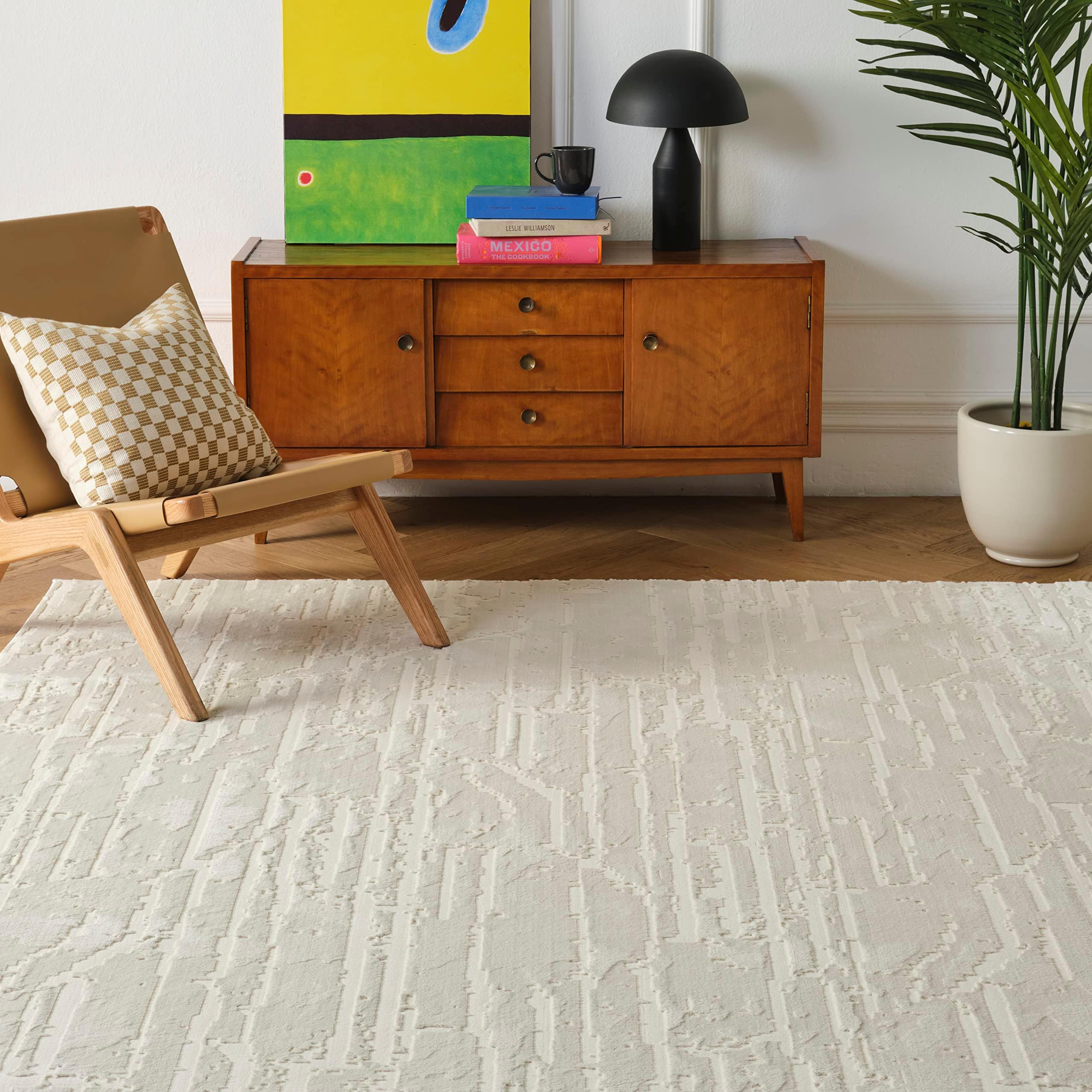 Amazon.com: Rugs USA x Arvin Olano Downtown Textured Area Rug, 6x9 ...
