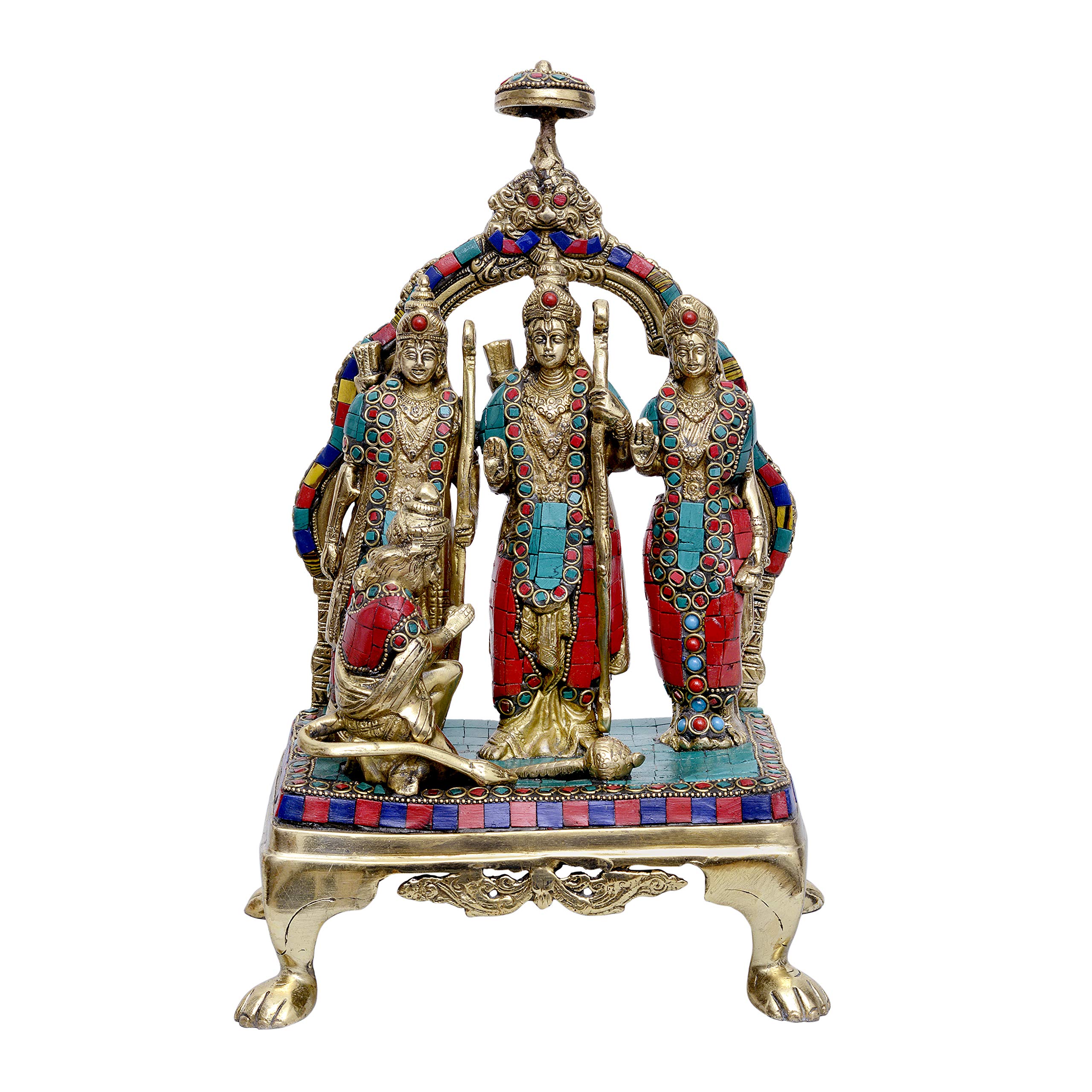 Dattatreyabrass Lord Ram Darbar Religious Indian Art Statue Idol ...