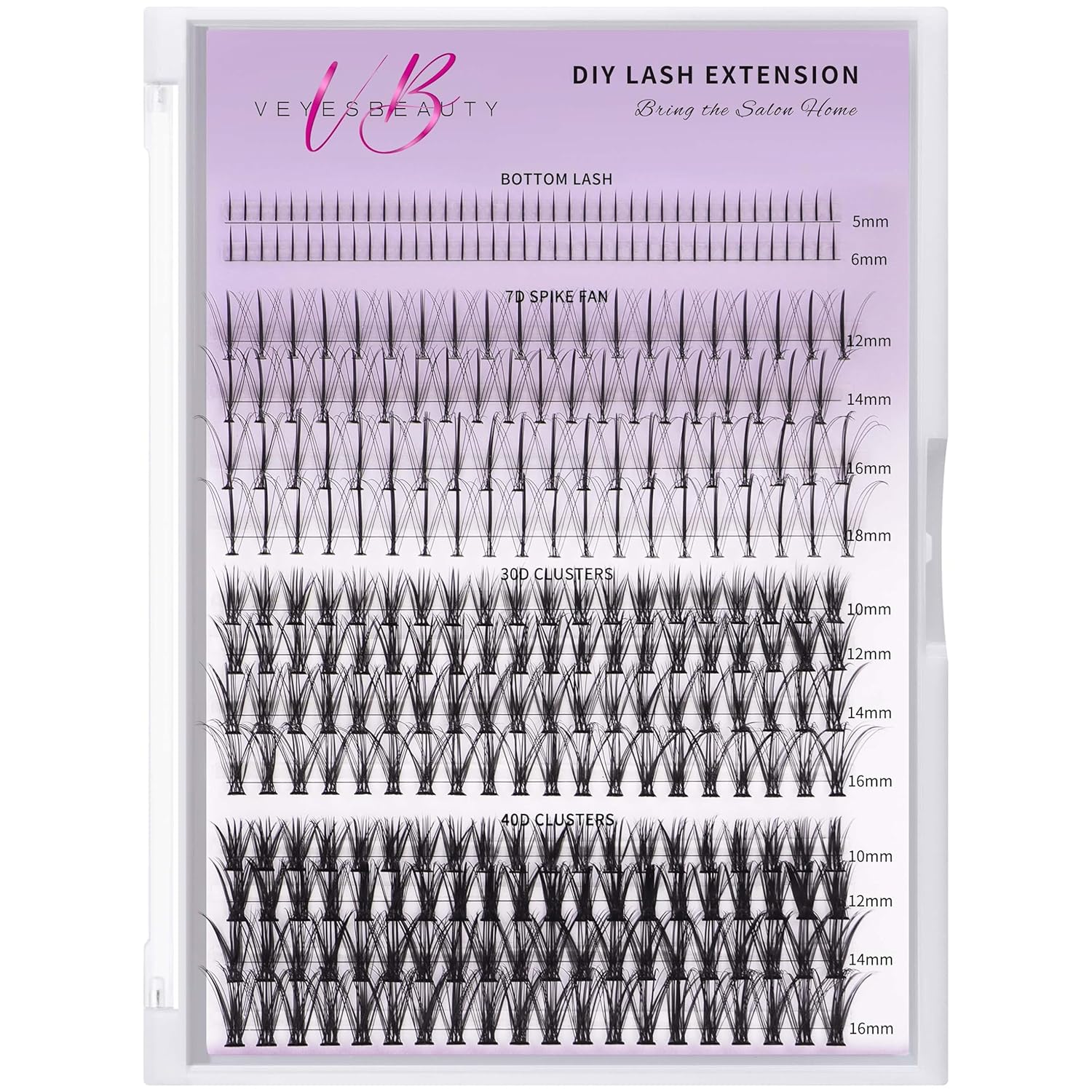Amazon.com: VEYESBEAUTY Lash Clusters Individual Cluster Lash ...