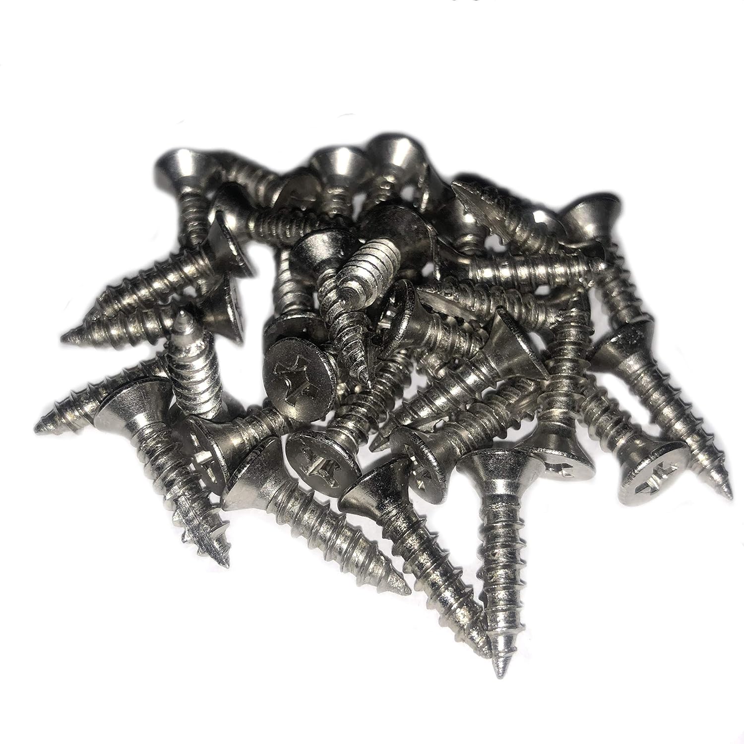 Amazon.com: Hager Wood Screws for Hinges (#9 x 3/4") (96, Satin Nickel ...