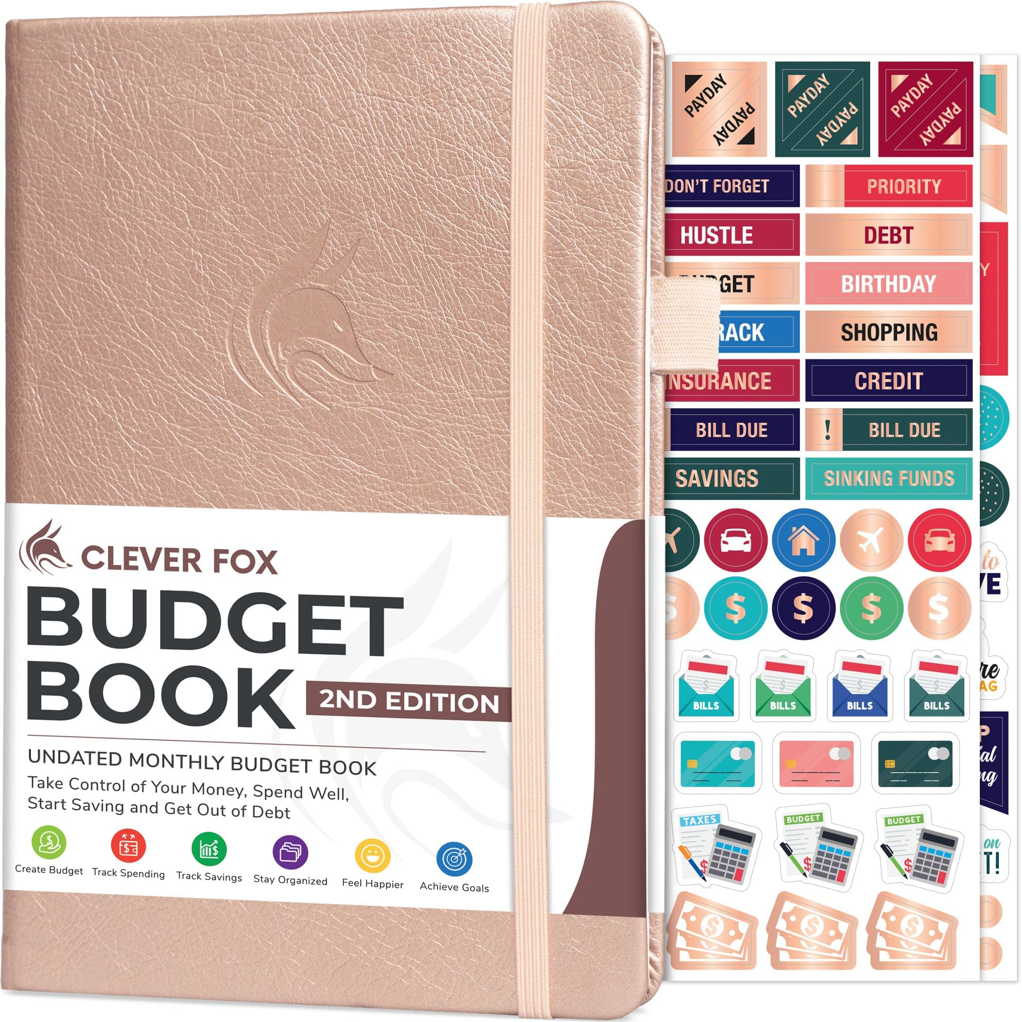 Amazon.com : Clever Fox Budget Book 2.0 – Simple Budgeting Planner for ...