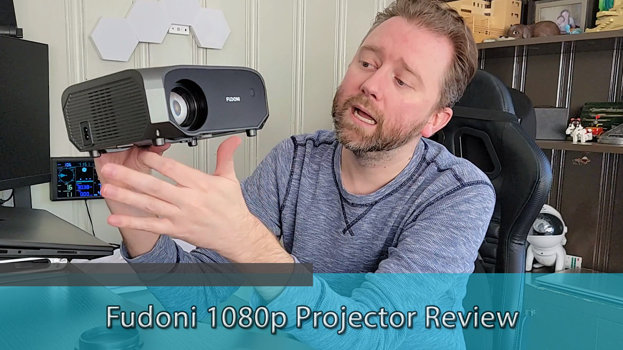 Watch Fudoni 1080p Projector - Unboxing & Review on Amazon Live