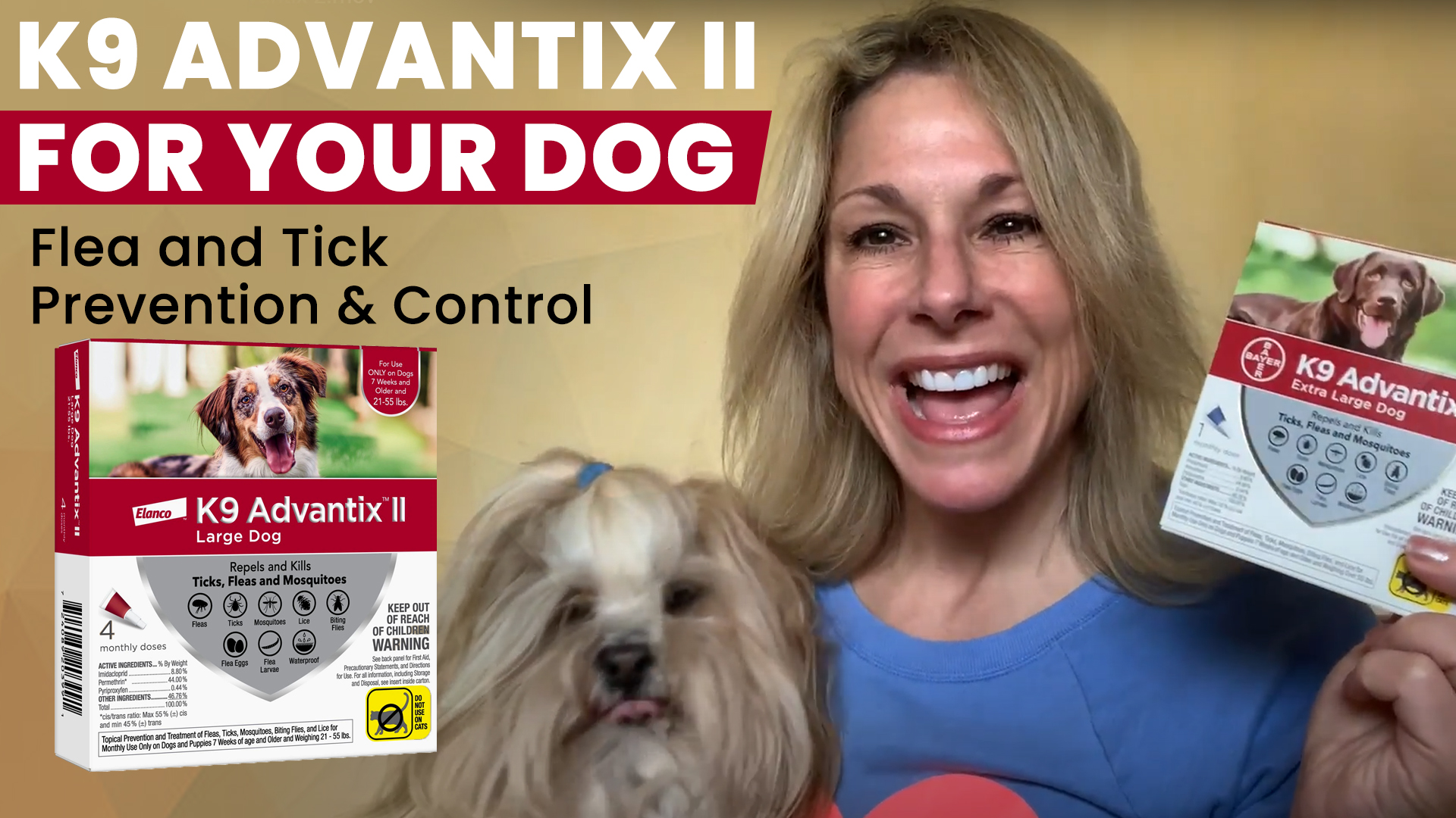 Watch K9 Advantix For Flea & Tick Prevention - Review on Amazon Live