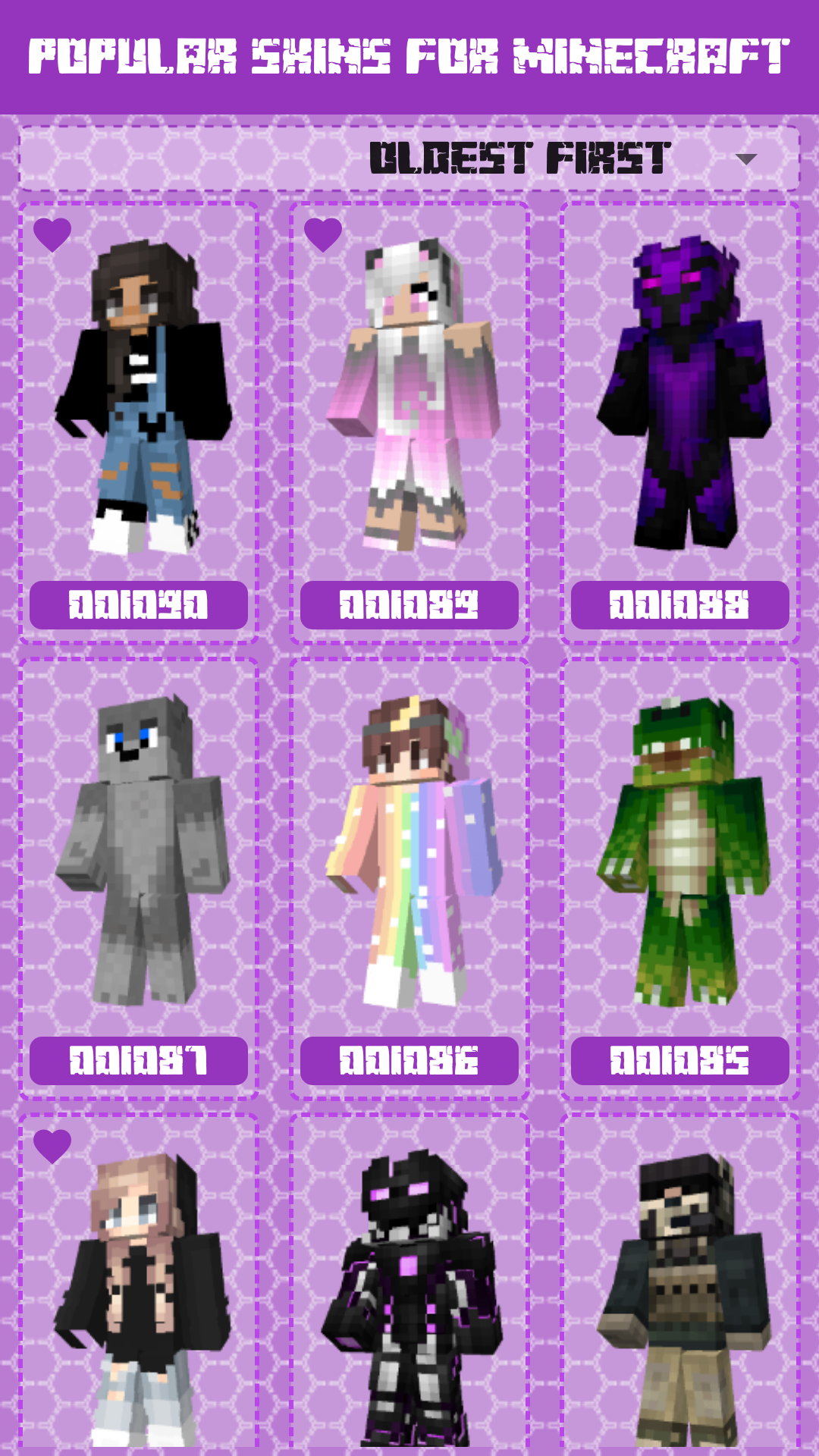Popular Skins for Minecraft PE - App on Amazon Appstore
