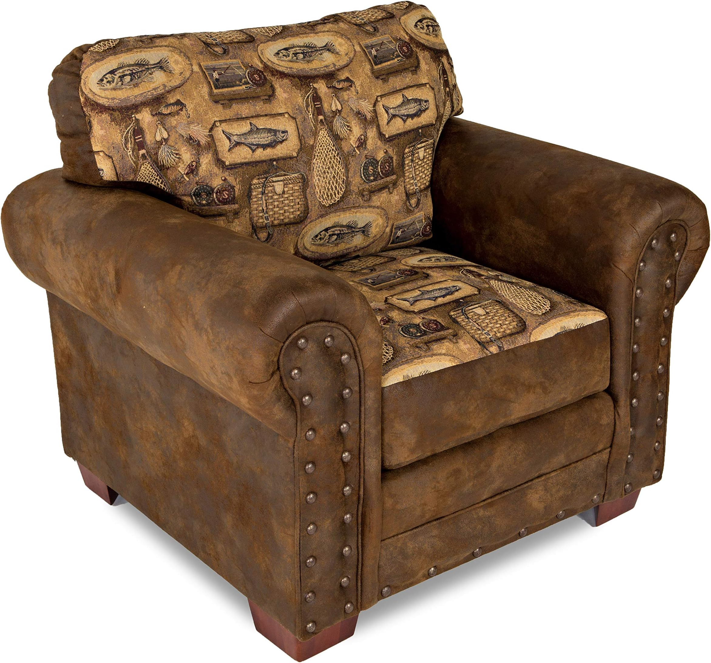 Amazon.com: Steve Silver Company Silverado Chair, metamorphosis Camel ...
