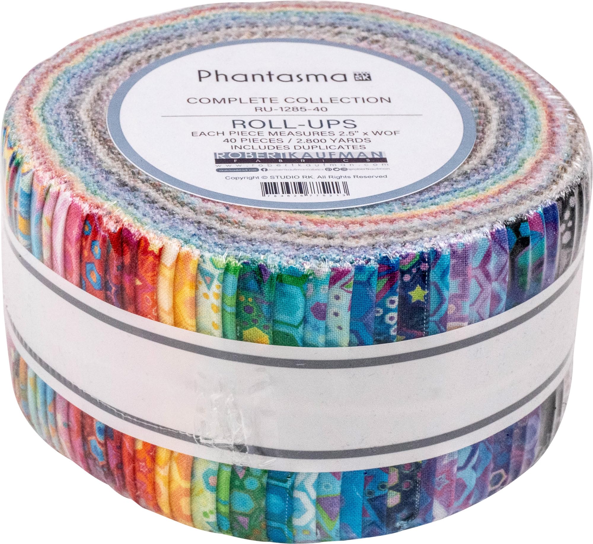 Amazon.com: Phantasma Roll Up 40 2.5-inch Strips Jelly Roll Robert ...