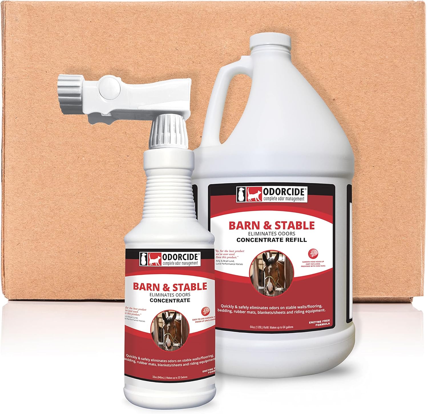 Amazon.com: Odorcide Barn & Stable Odor Eliminator for Strong Odor ...