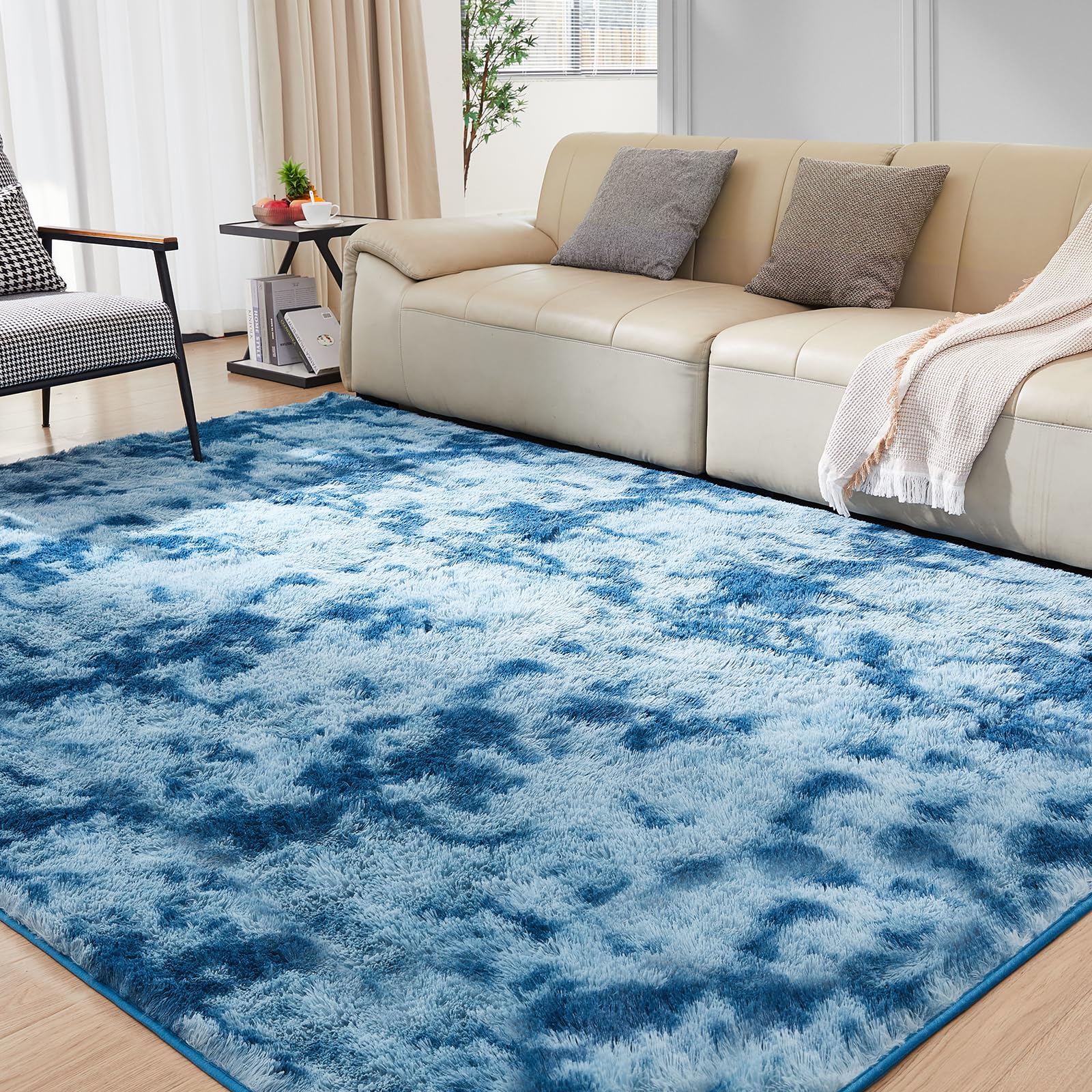 Amazon.com: Ultra Soft Rug for Living Room, 3X5 Fluffy Shag Area Rug ...