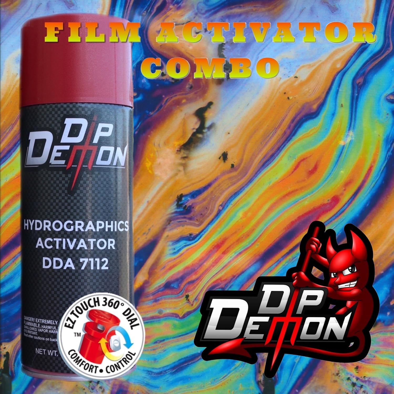 Amazon.com: Combo Kit Oil Slick #1 Hydrographic Water Transfer Film ...