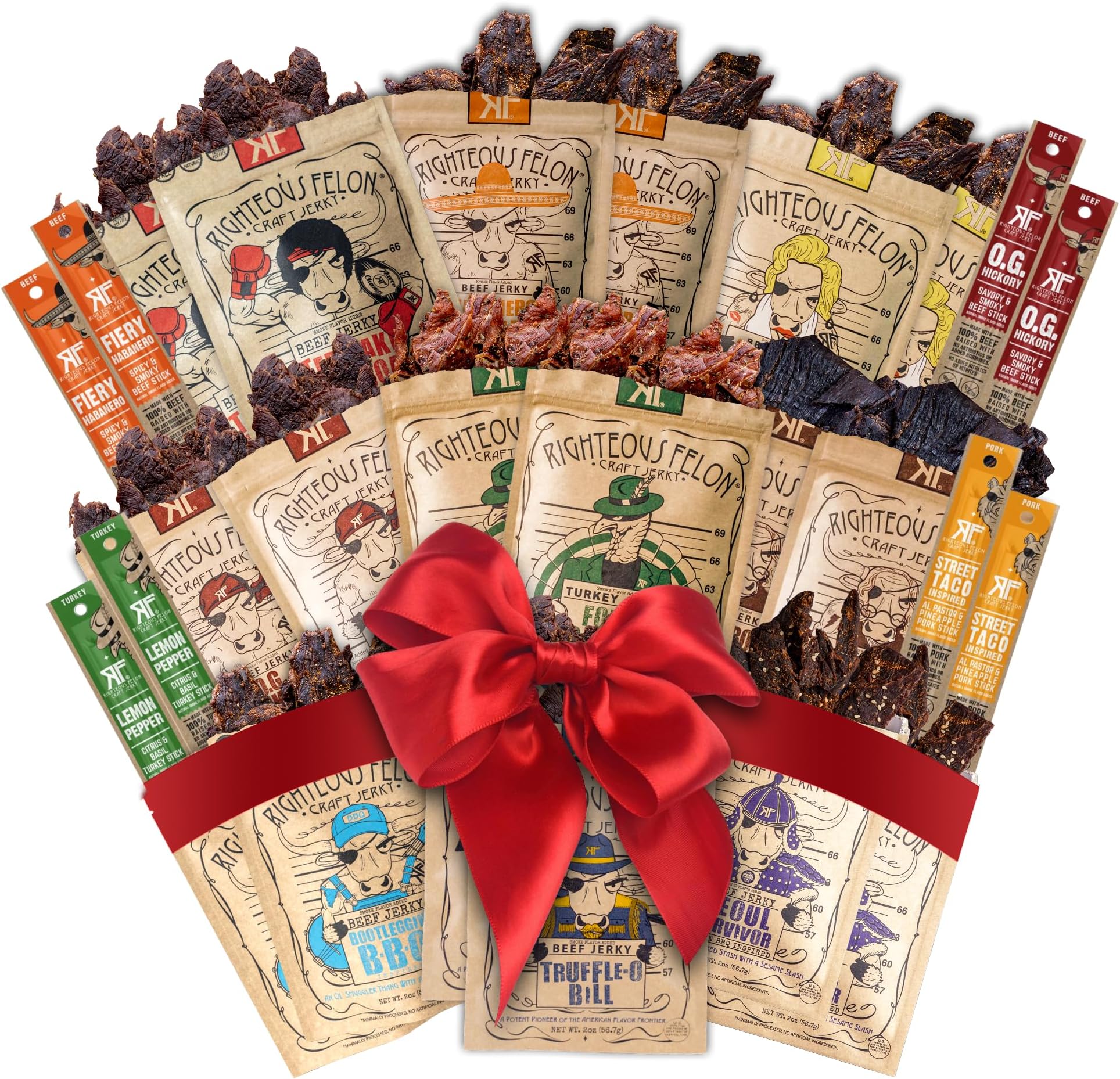 Amazon.com : Carnivore Club Exotic Jerky Bouquet - Includes 20 ...