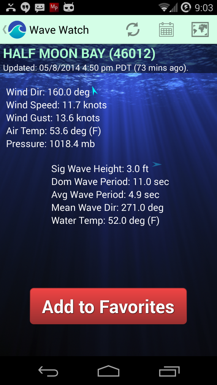Aplicación Wave Watch en Amazon Appstore