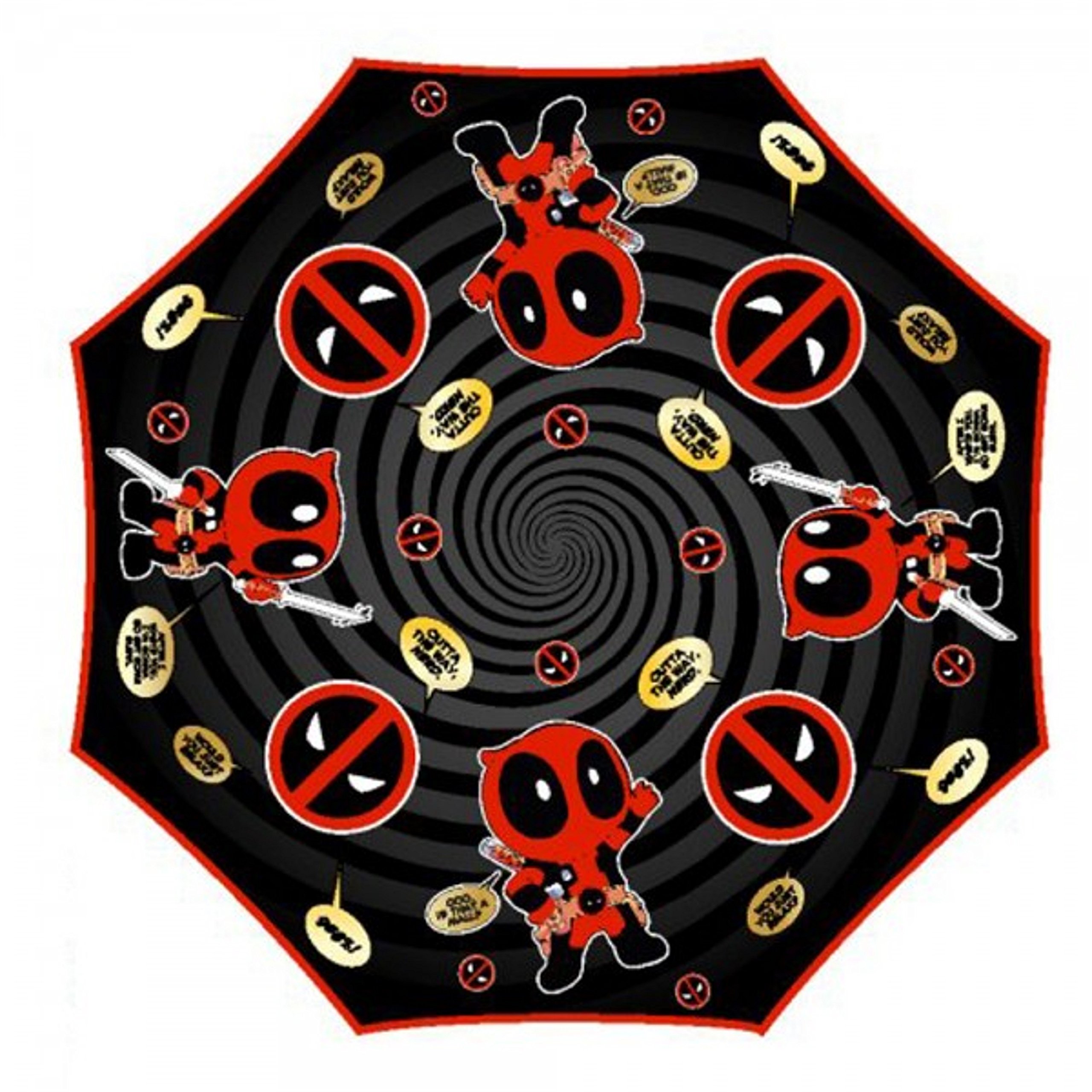 Amazon.com: Marvel's Deadpool - Liquid Reactive Umbrella 36 x 21in ...