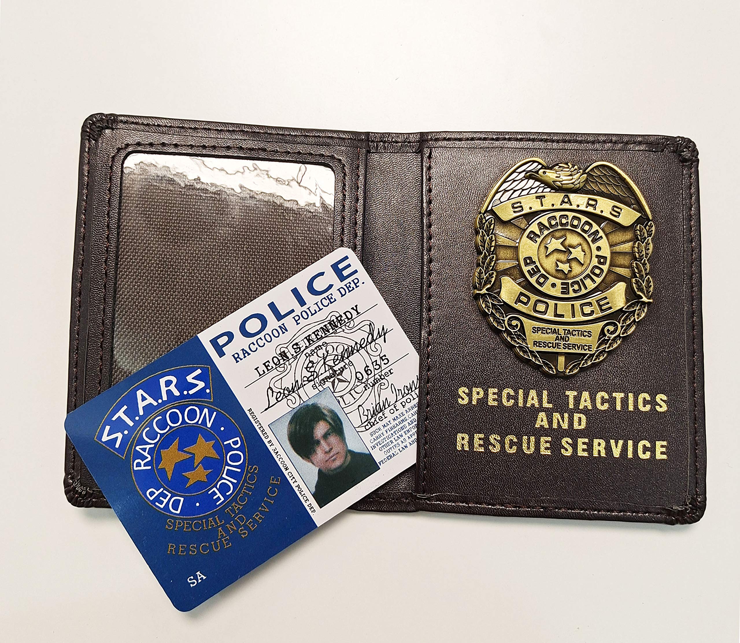 Buy Resident Evil Biohazard S.T.A.R.S RPD Wallet Leon S. Kennedy ID ...