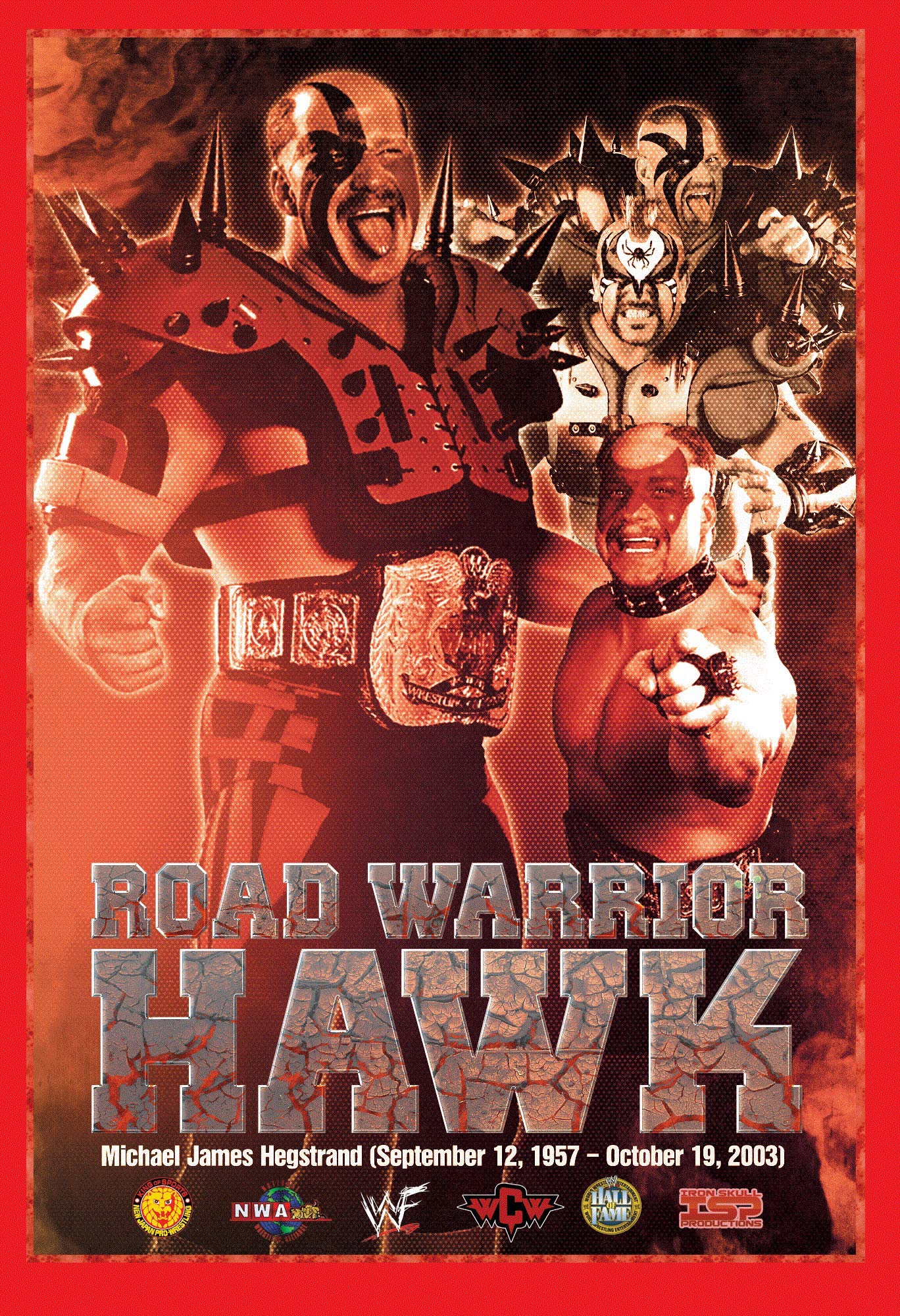 Buy TS5 Design Road Warrior Hawk Wrestling Glossy Art Print 8x10 Inches ...