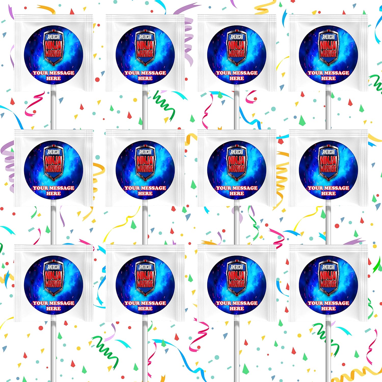 Amazon.com : American Ninja Warrior Party Favors Supplies Decorations ...