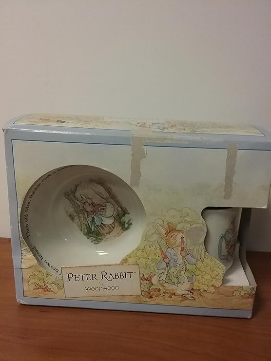Amazon.com | Wedgwood Peter Rabbit 3-Piece Dinnerware Place Setting ...