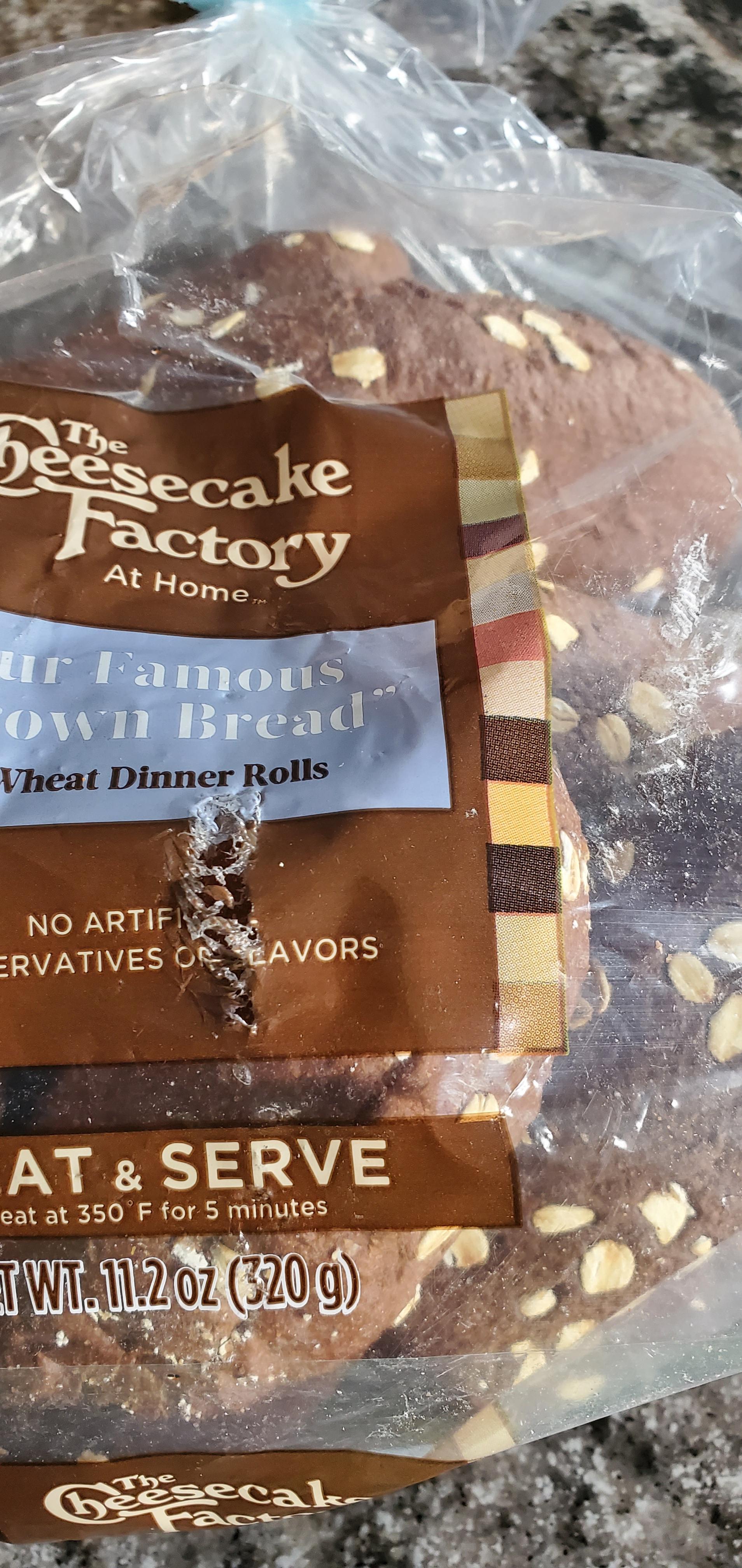 Amazon.com: The Cheesecake Factory "Brown Bread" Sweet Dinner Rolls - 8 ...