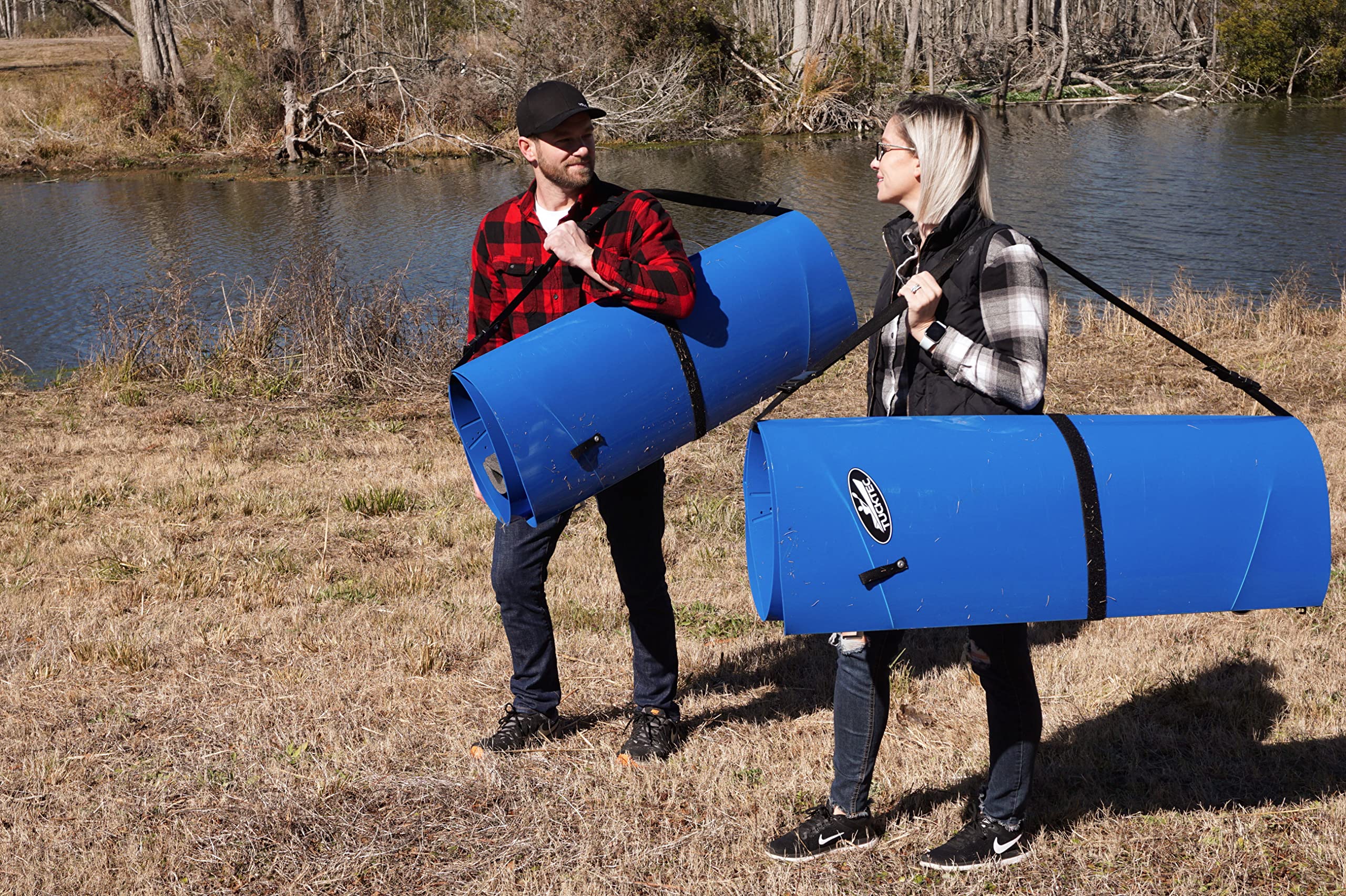 Tucktec Advanced 10 Foot Foldable Kayak Folding Canoe, Portable ...