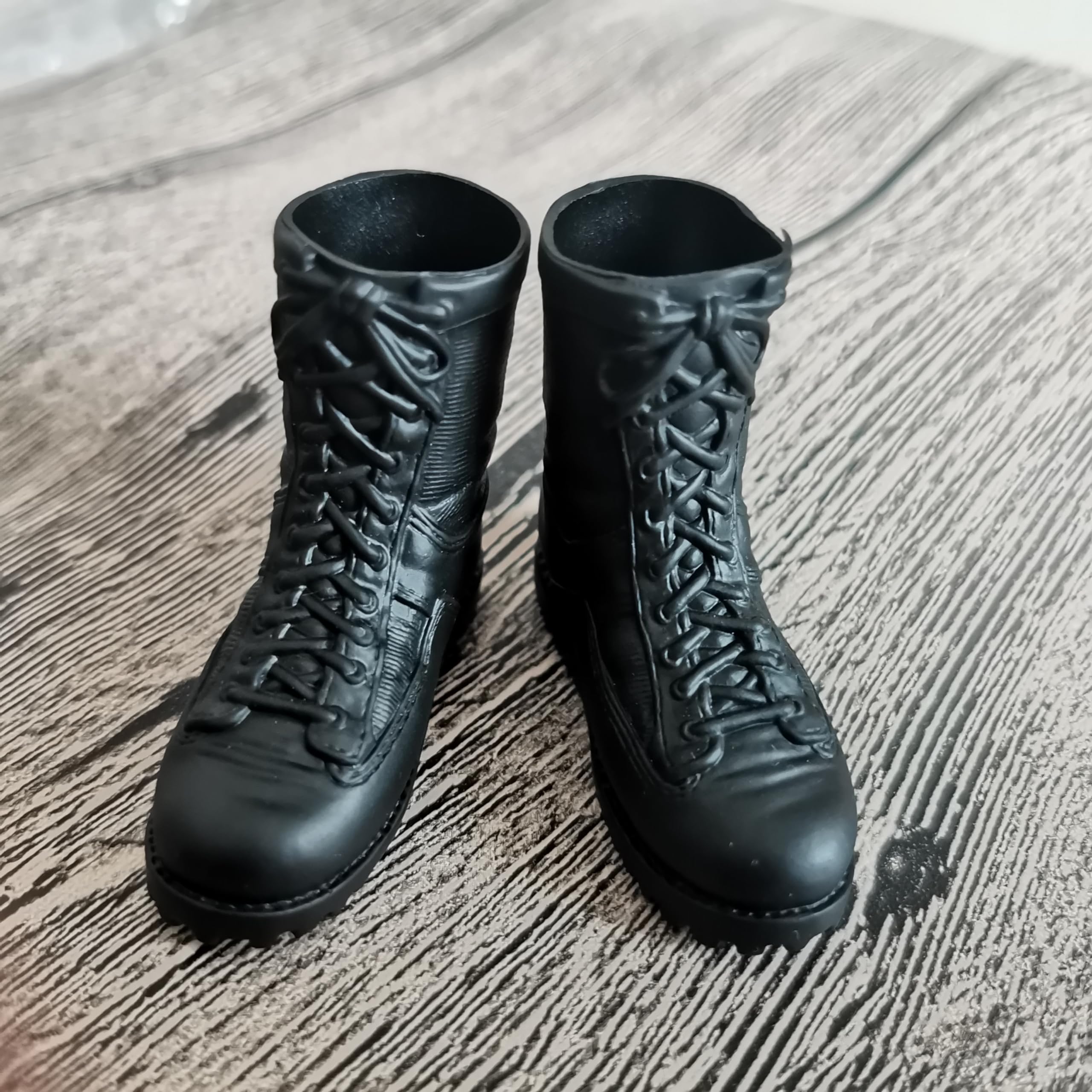 Amazon.com: 1/6 Scale Figure Shoes Boots PVC Boot Shoes for 12 inch ...