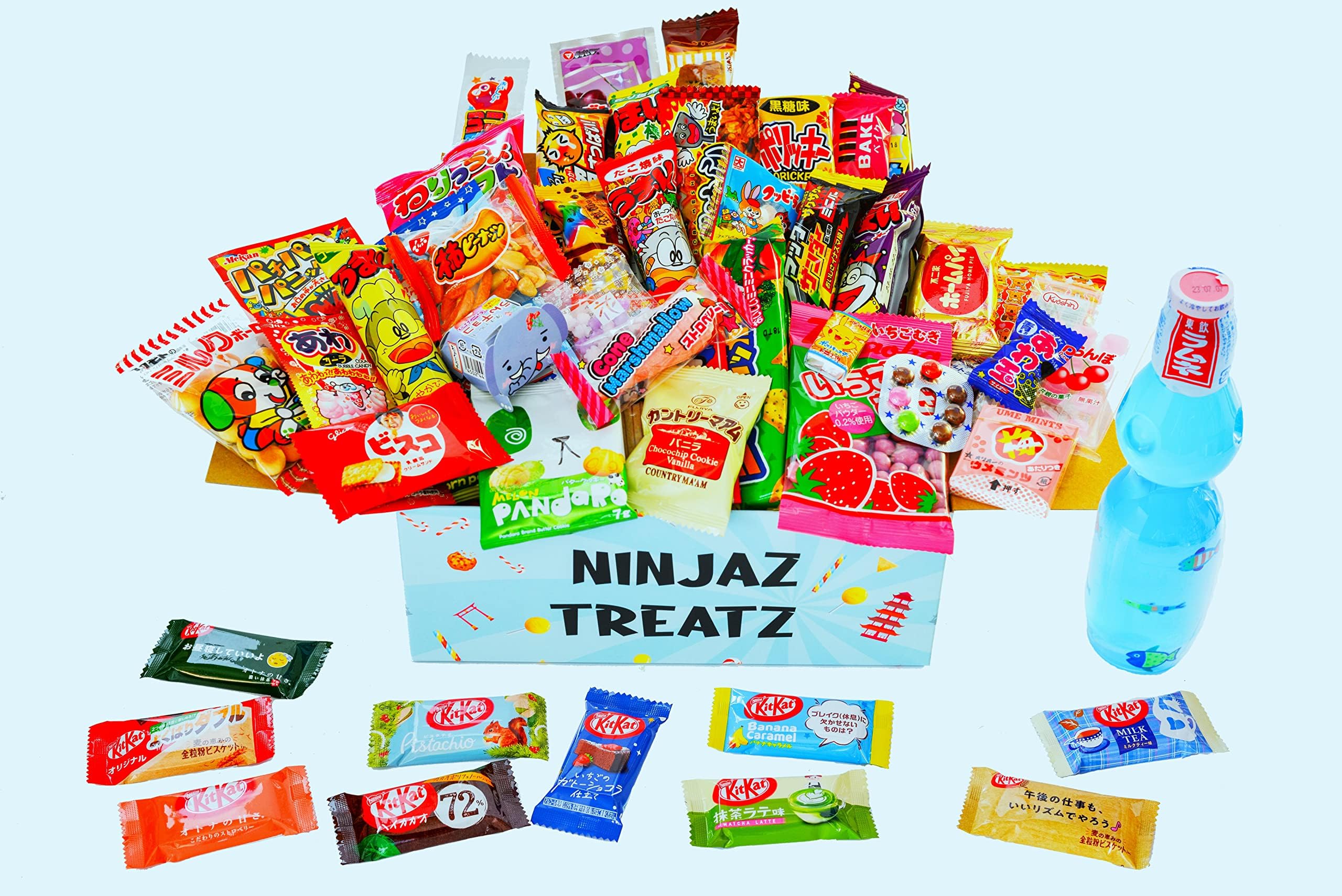 Amazon.com : Japanese Candy box Assortment Snacks (50count) : Grocery ...